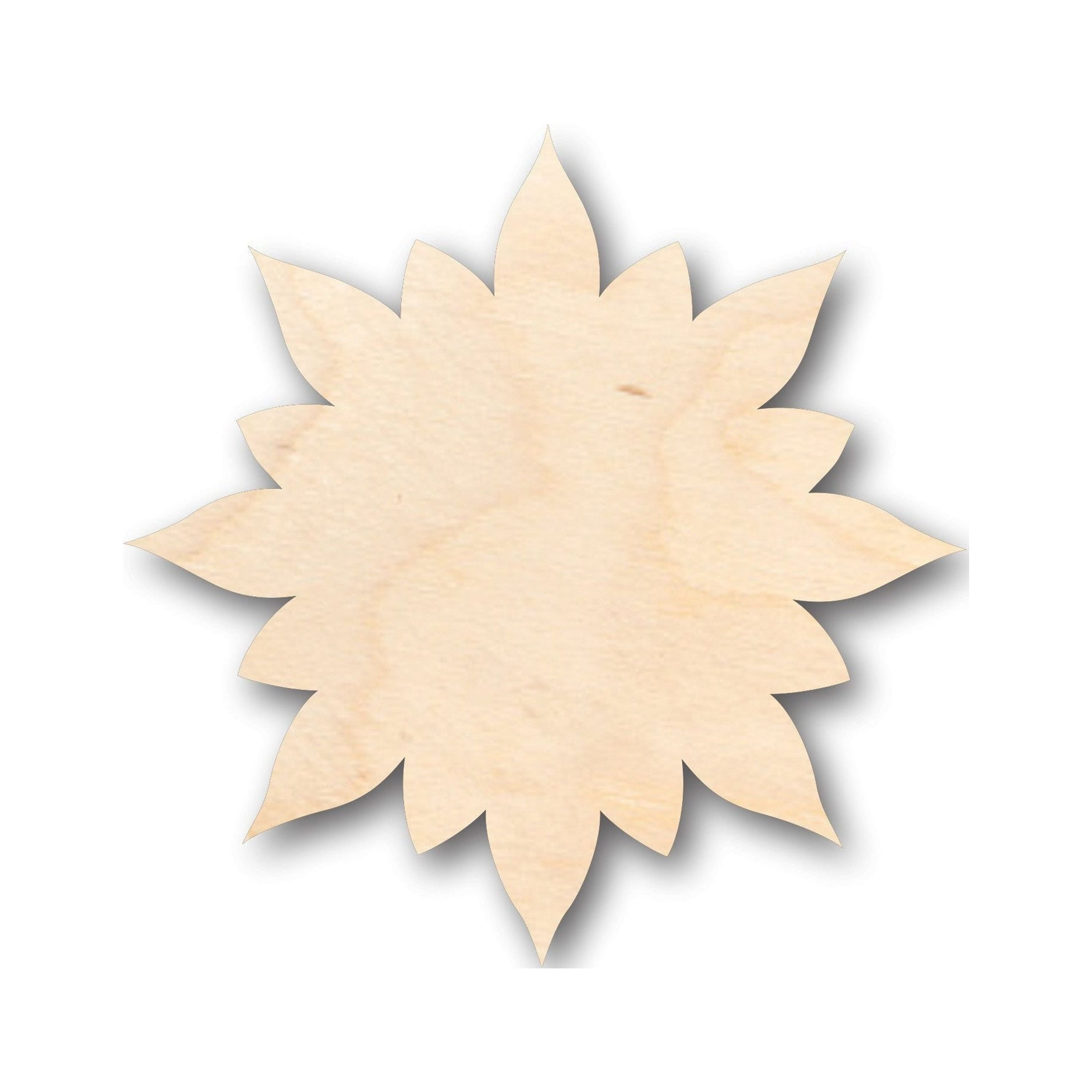Unfinished Wood Flower Floral Starburst Shape - Craft - up to 46" DIY 7 ...