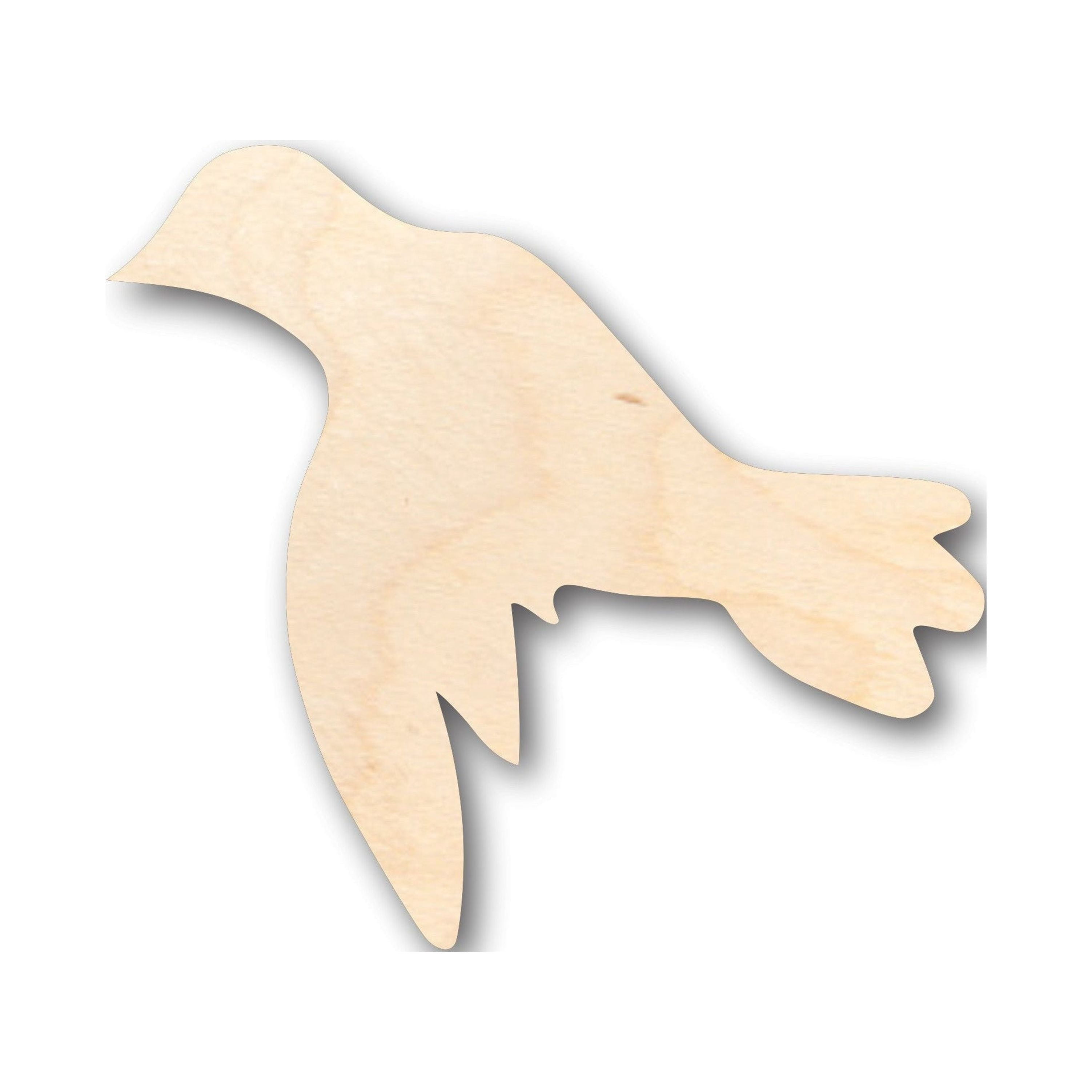 Unfinished Wood Flying Dove Pigeon Bird Shape - Craft - up to 46" DIY 6 ...