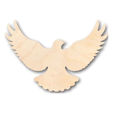 Unfinished Wood Crow Shape - Bird - Wildlife - Craft - up to 24" DIY 42 ...