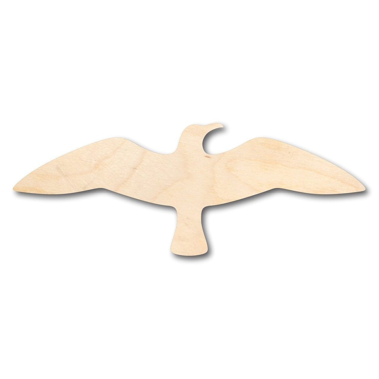 Unfinished Wood Flying Seagull Shape - Animal - Wildlife - Craft - up ...