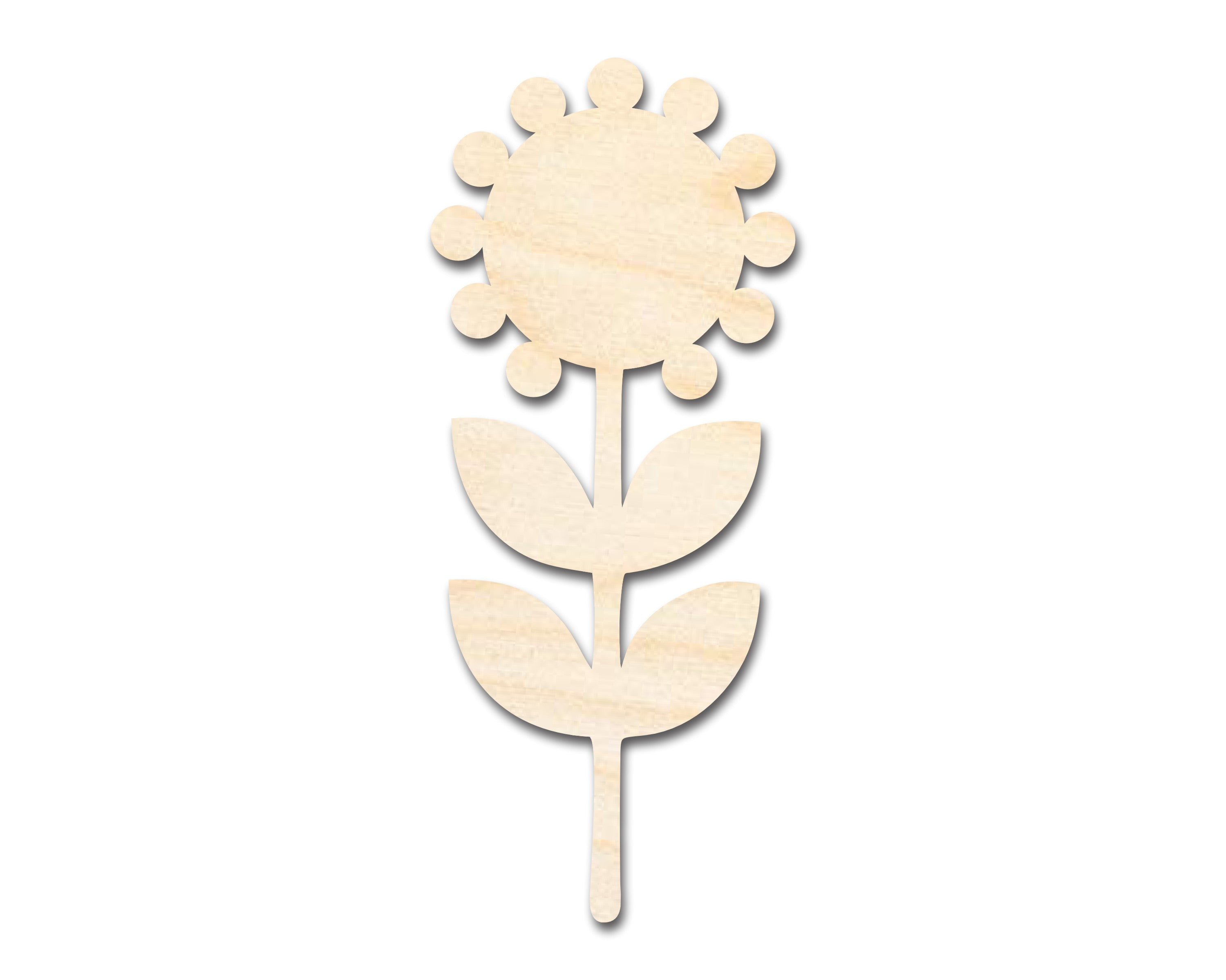 Unfinished Wood Folk Sunflower Shape - Flower Craft - up to 36" DIY 46 ...