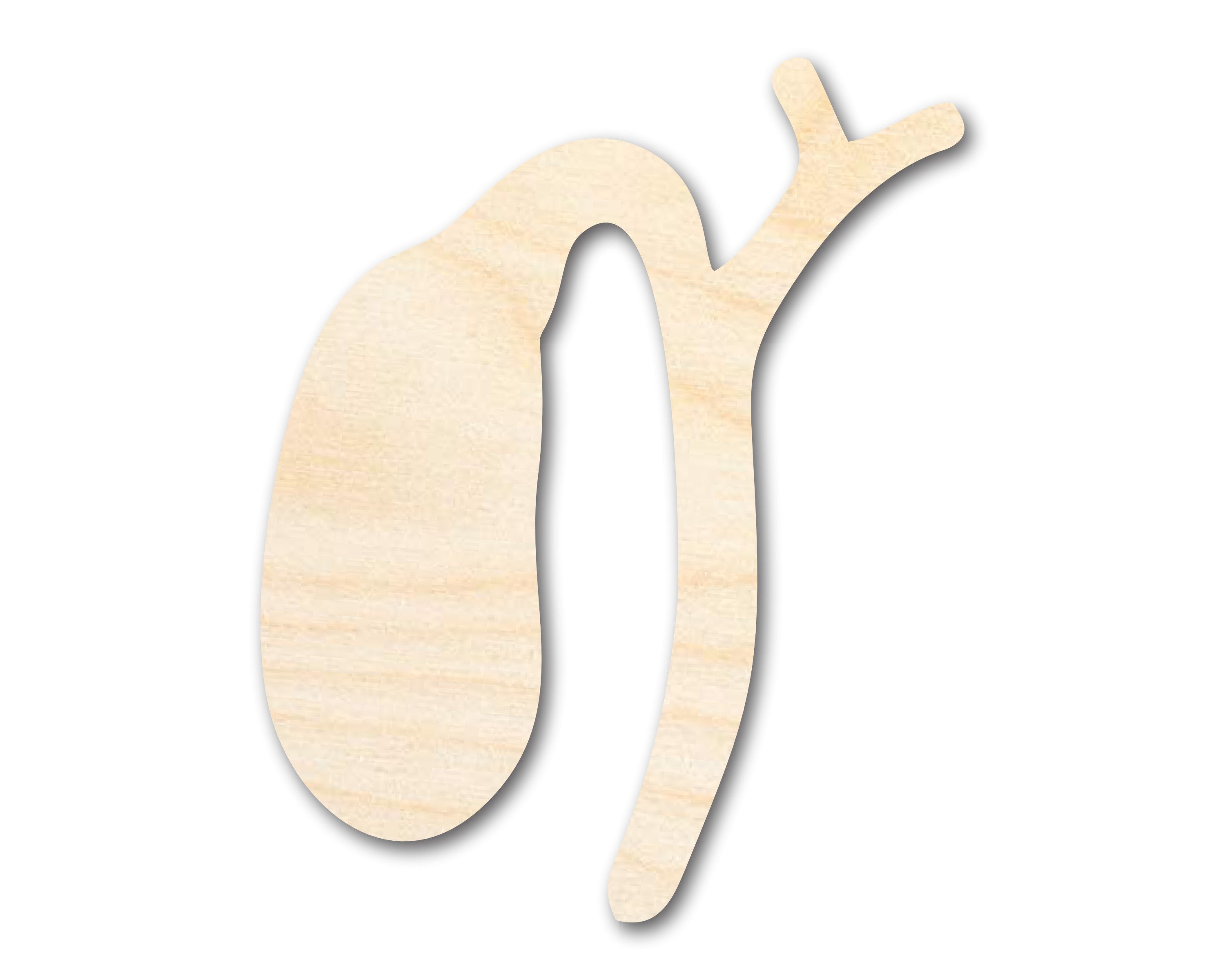 Unfinished Wood Gallbladder Shape 7" / 1/4" - Walmart.com