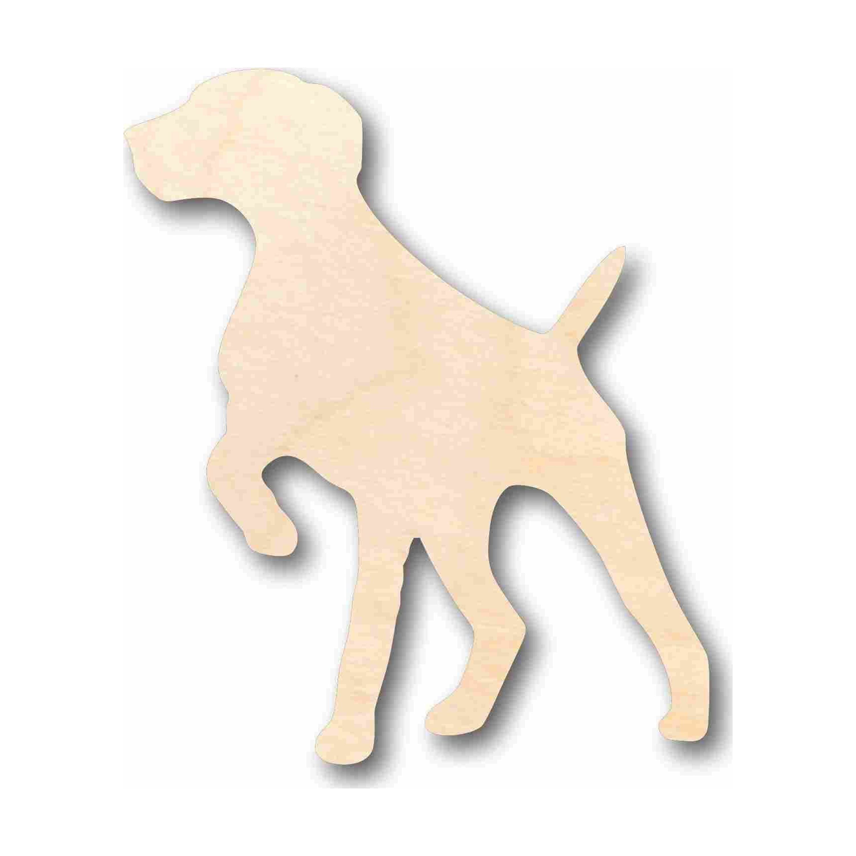 Unfinished Wood German Shorthaired Pointer Dog Silhouette - Craft- up ...