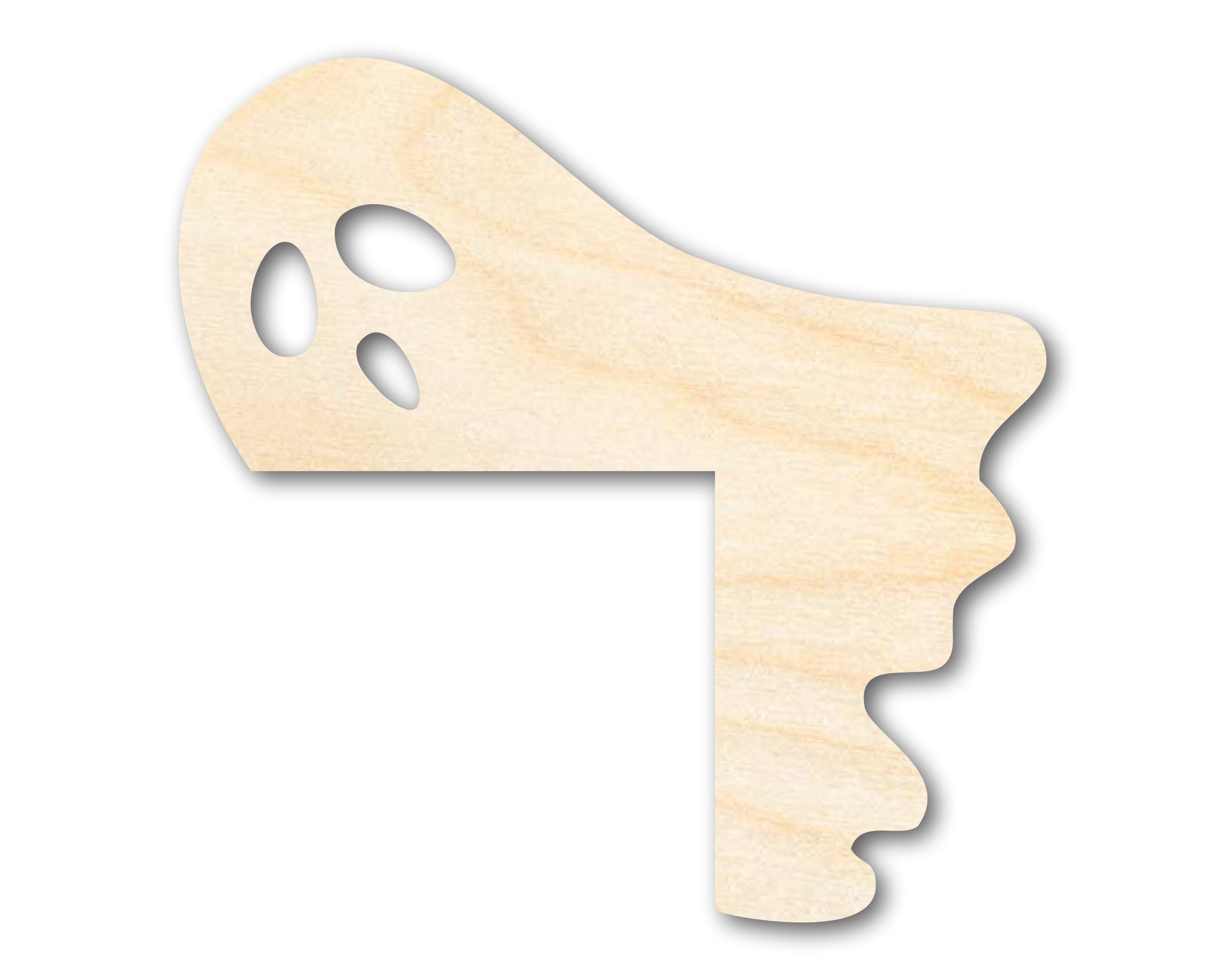 Unfinished Wood Ghost Corner Shape | Halloween | Craft Cutout | up to ...