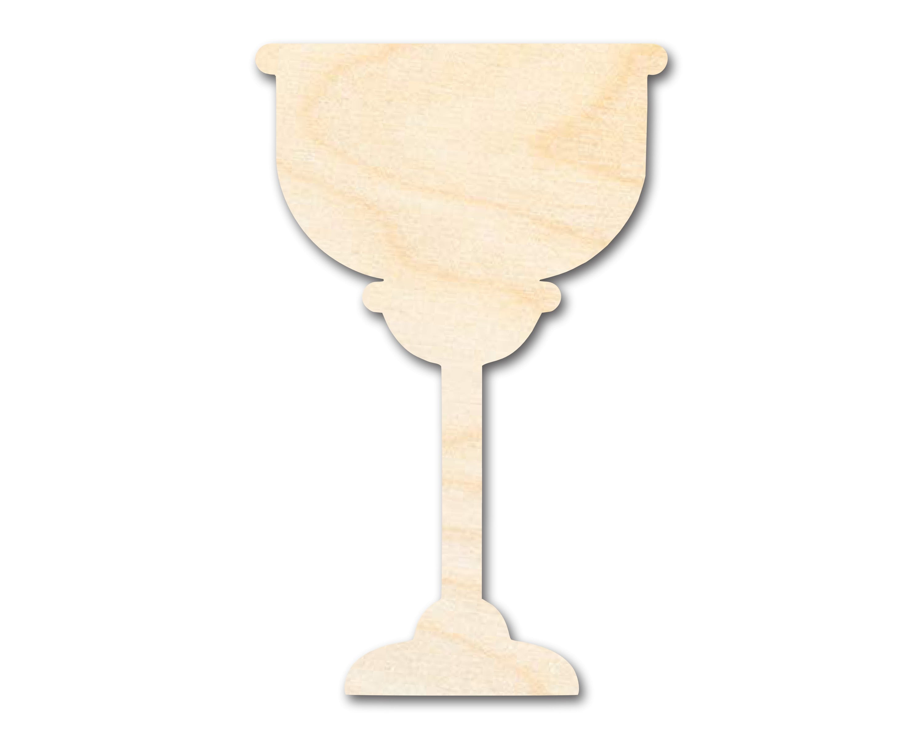 Unfinished Wood Golden Cup Shape | DIY Craft Cutout | up to 46" DIY 20" / 1/4" - Walmart.com