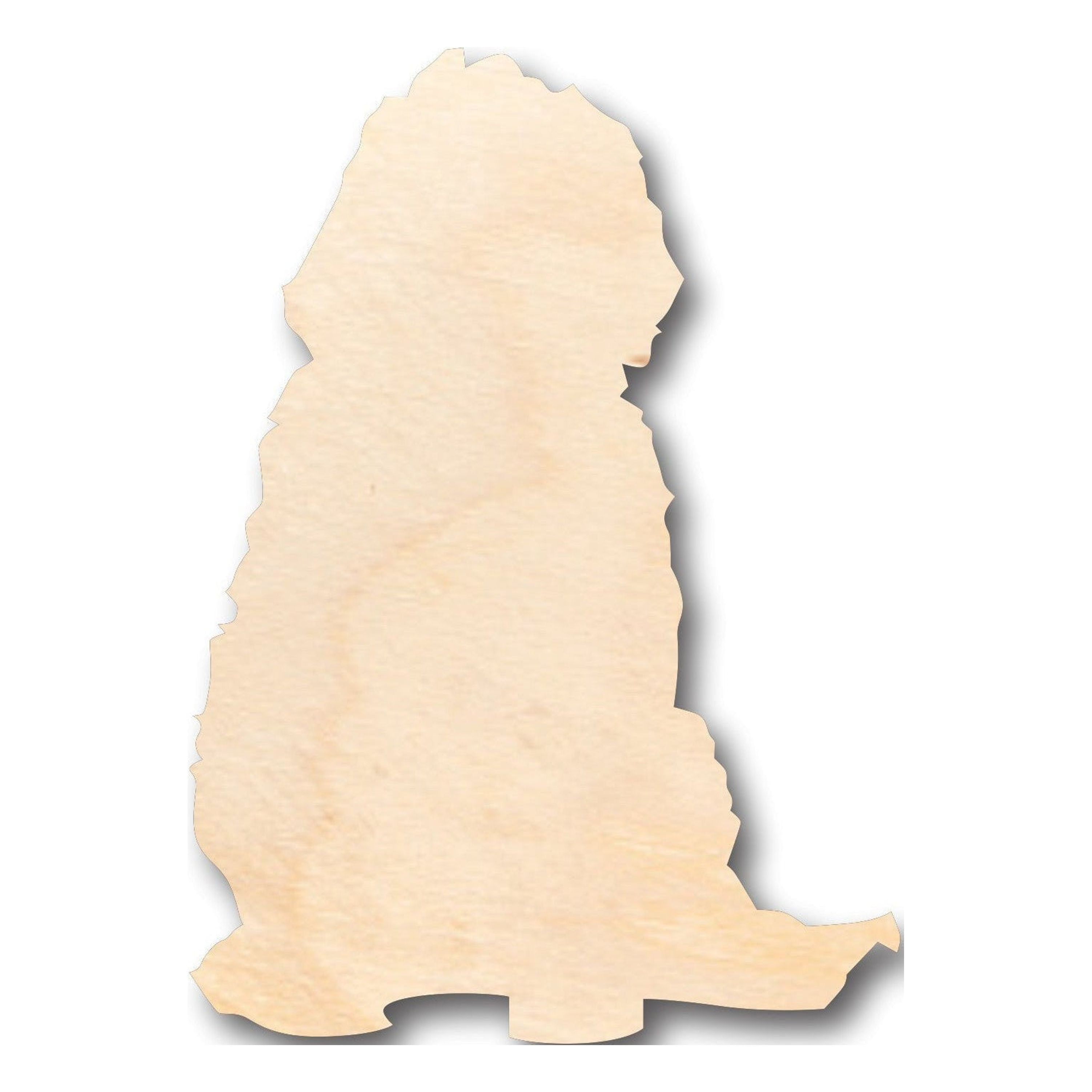 Unfinished Wood Golden Doodle Dog Shape - Craft - up to 36" DIY 42" / 3 ...