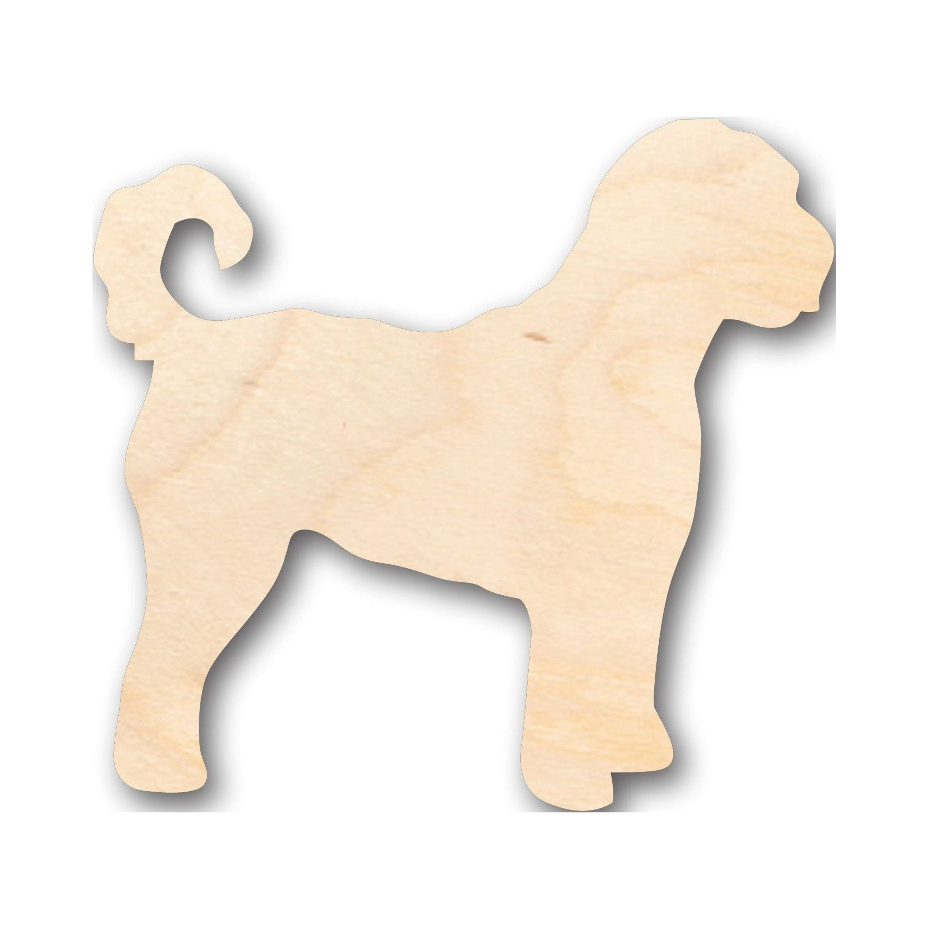 Unfinished Wood Golden Doodle Dog Shape - Craft - up to 46" DIY 8" / 1/ ...