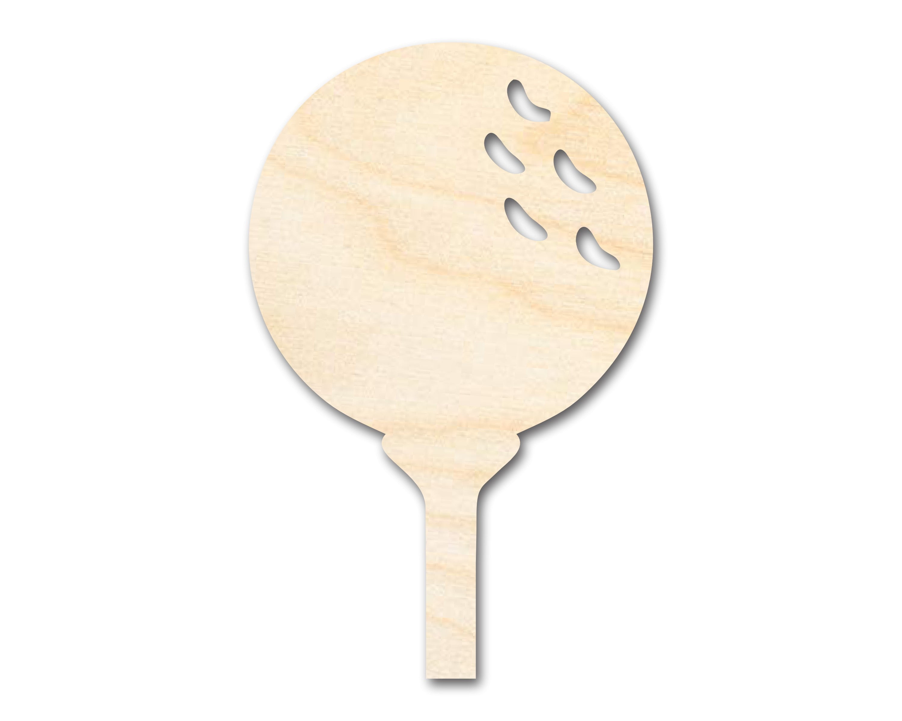 Unfinished Wood Golf Ball and Tee Shape | DIY Craft Cutout | up to 46 ...