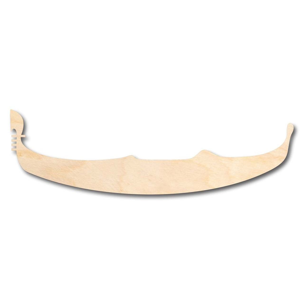 Unfinished Wood Gondola Wood Shape - Venice Italy - Craft - up to 46 ...
