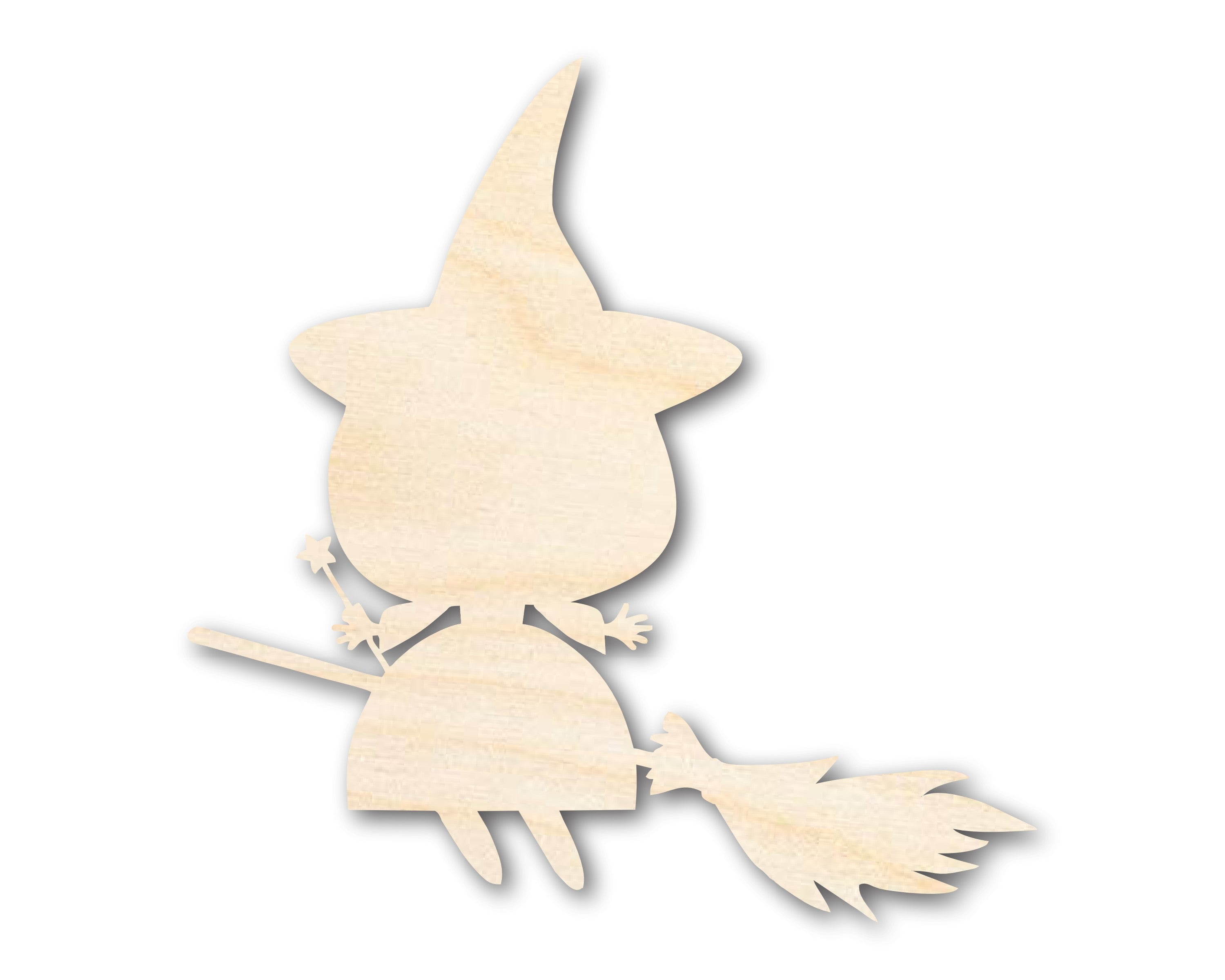 Unfinished Wood Good Witch Shape - Craft - up to 36" 42" / 3/4 ...