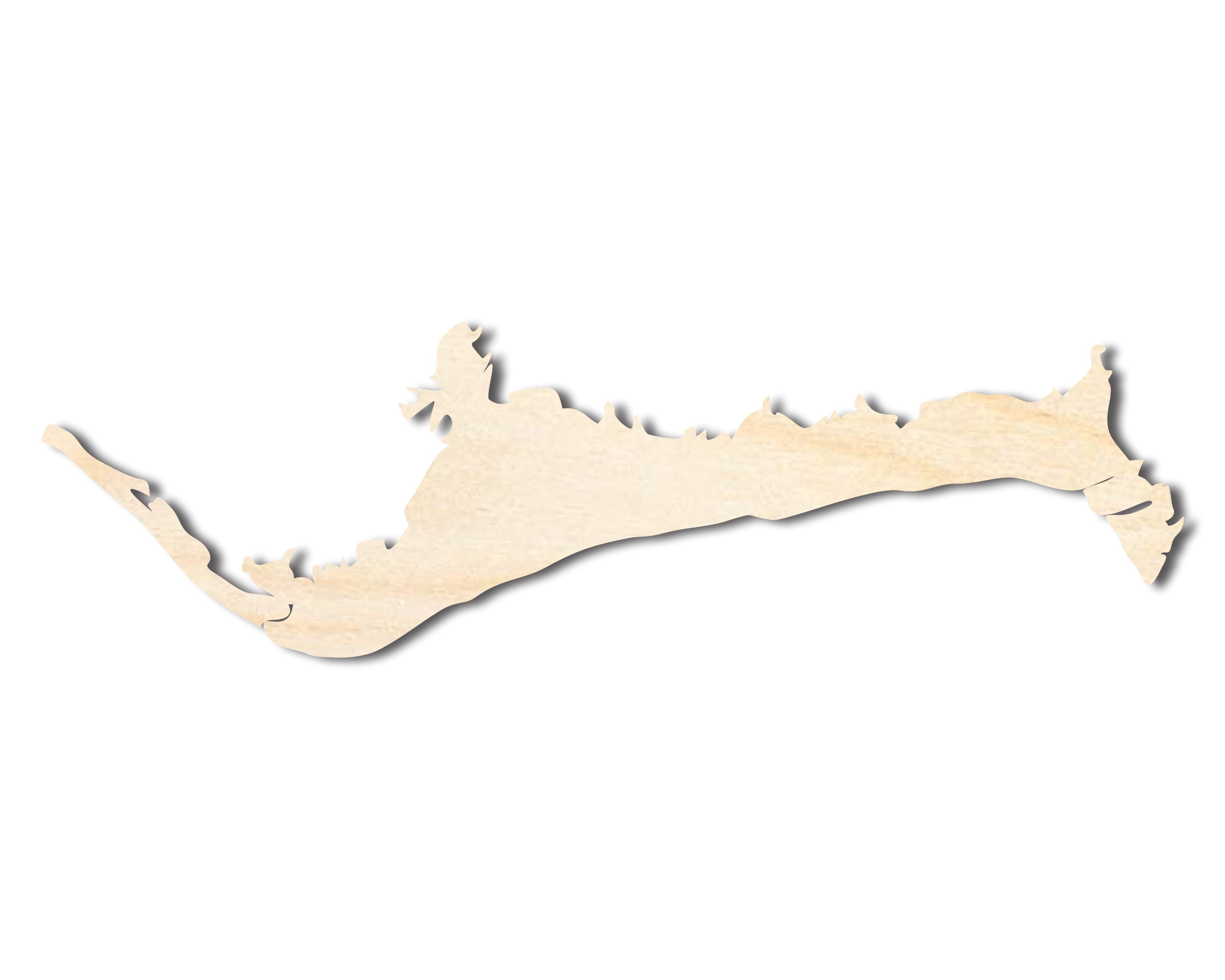 Unfinished Wood Grand Bahama Island Country Shape - Caribbean Craft ...