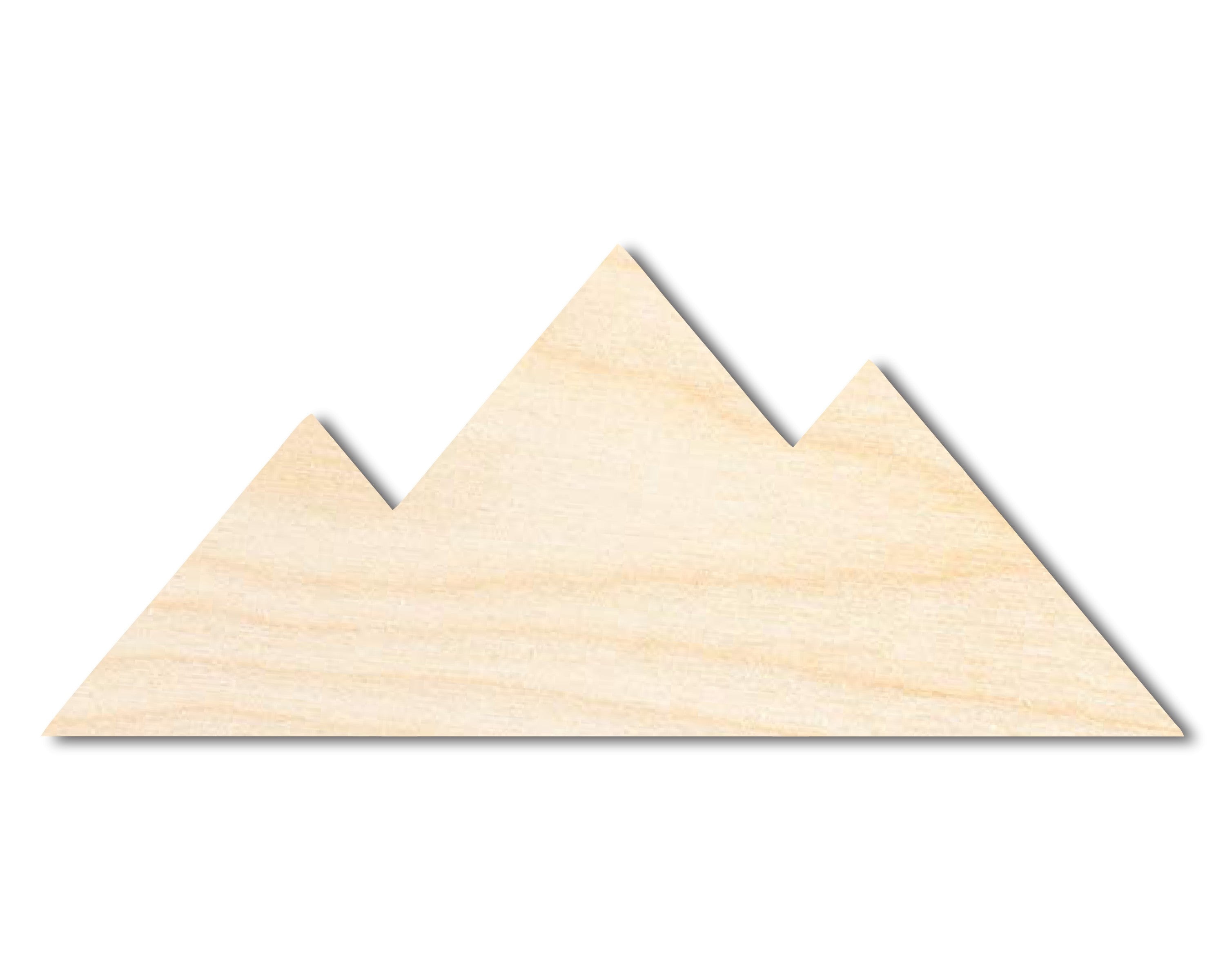 Unfinished Wood Great Pyramid of Giza Shape | DIY Craft Cutout 5" / 1/2 ...