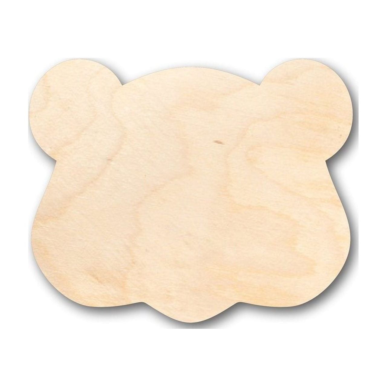Unfinished Wood Groundhog Head Shape - Groundhog's Day - Animal - Craft ...