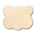 Unfinished Wood Groundhog Head Shape - Groundhog's Day - Animal - Craft ...