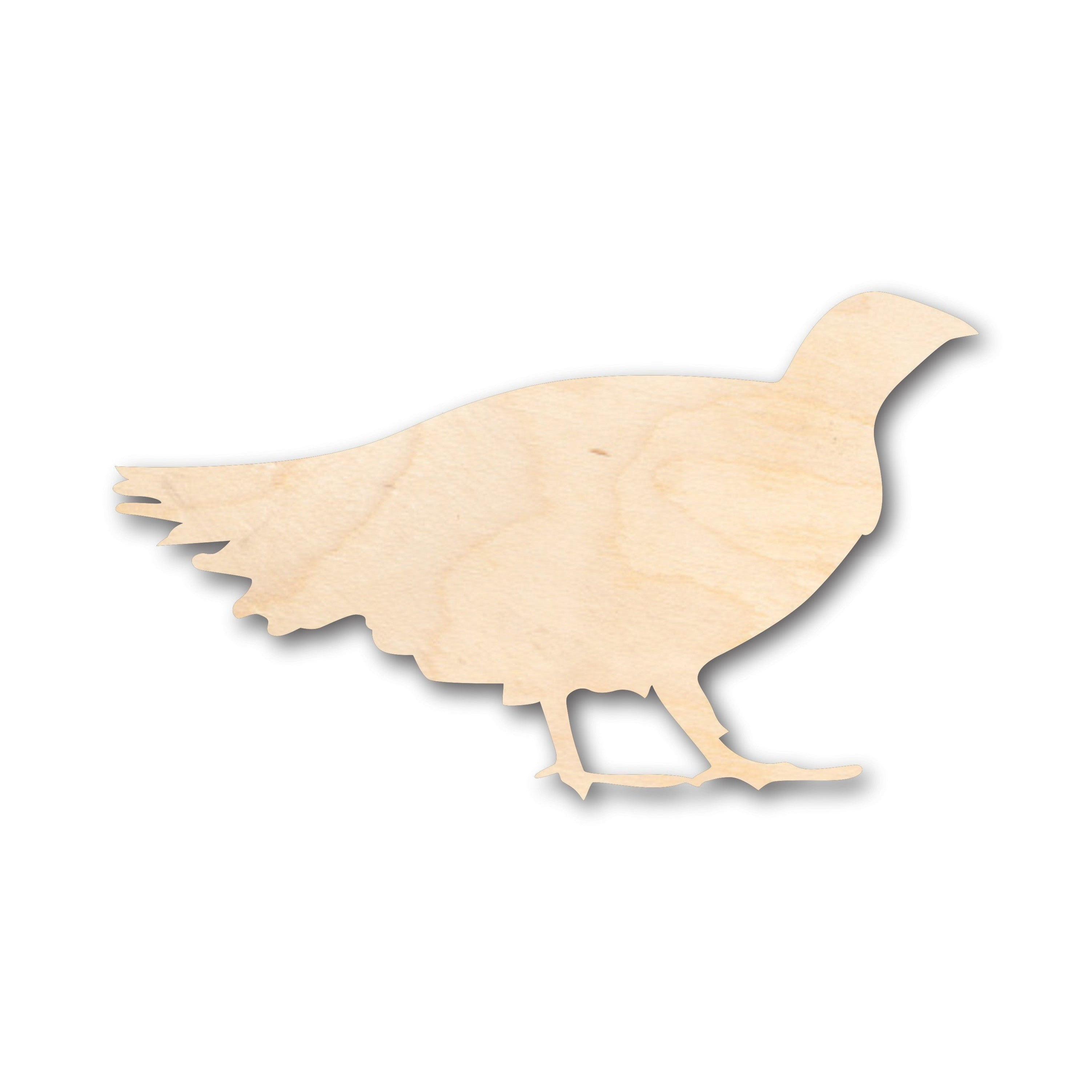 Unfinished Wood Grouse Bird Shape - Craft - up to 46" DIY 36" / 1/2 ...