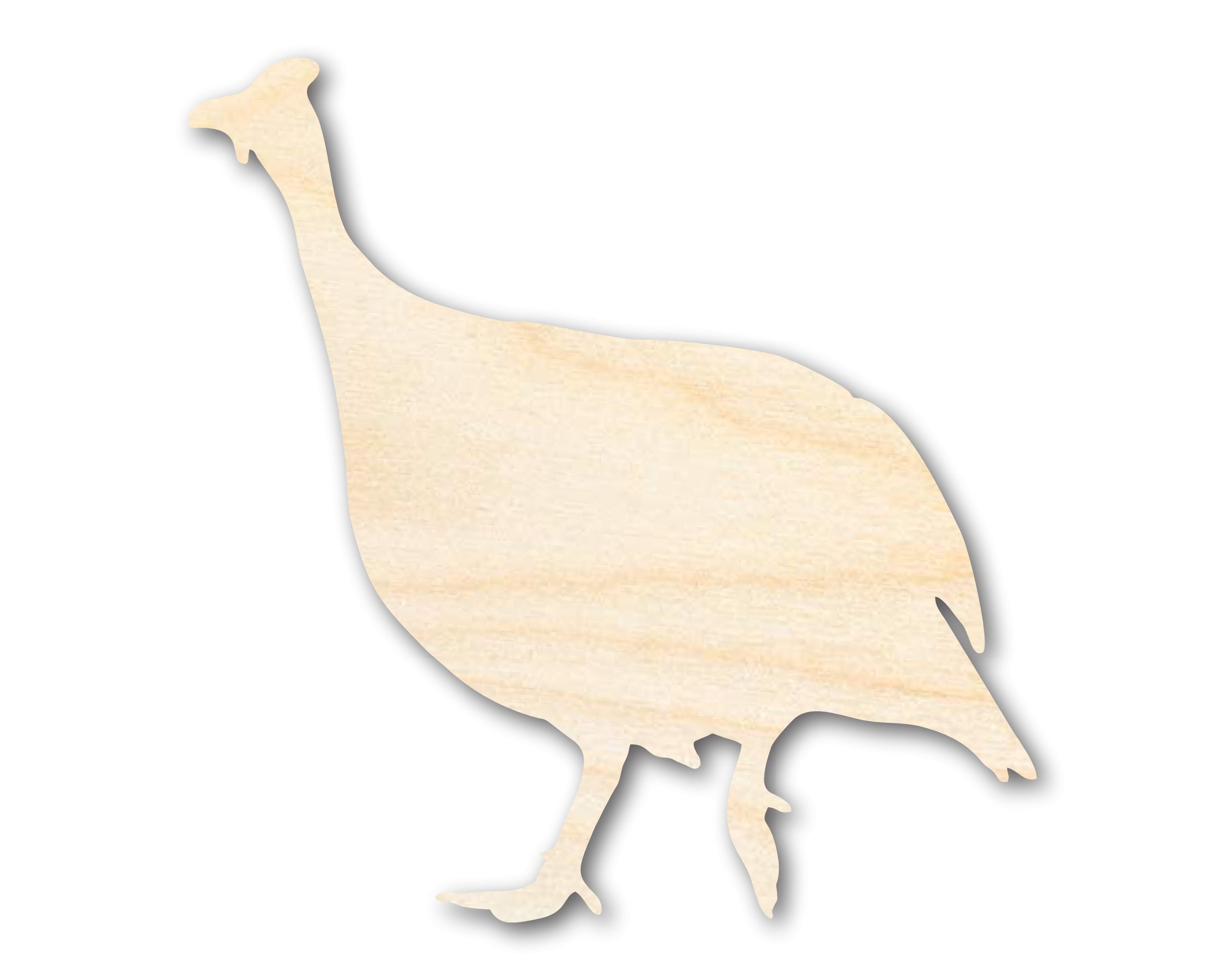 Unfinished Wood Guinea Fowl Shape - Craft - up to 46" DIY 7" / 1/8 ...