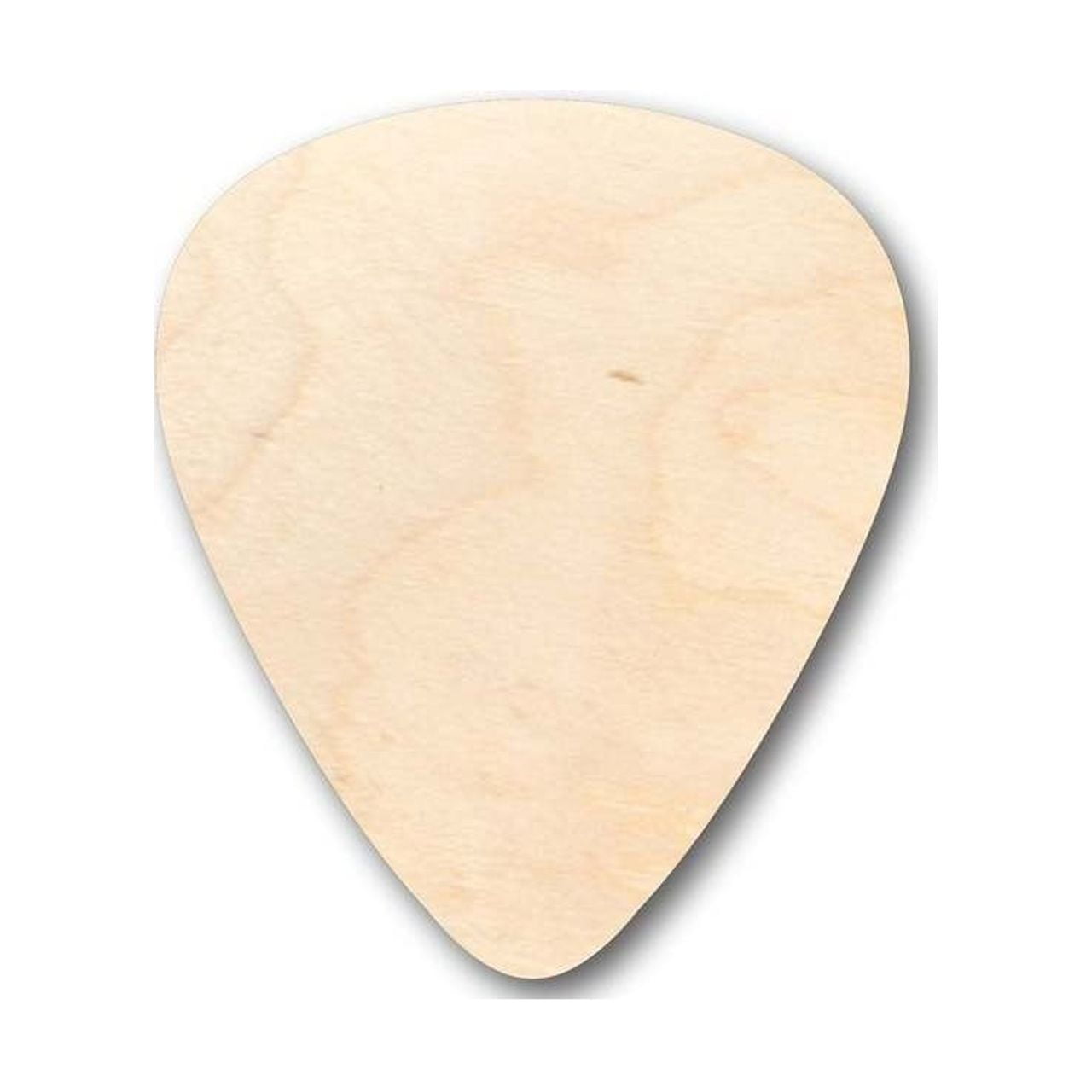 Unfinished Wood Guitar Pick Shape - Music - Craft - up to 46" DIY 14 ...