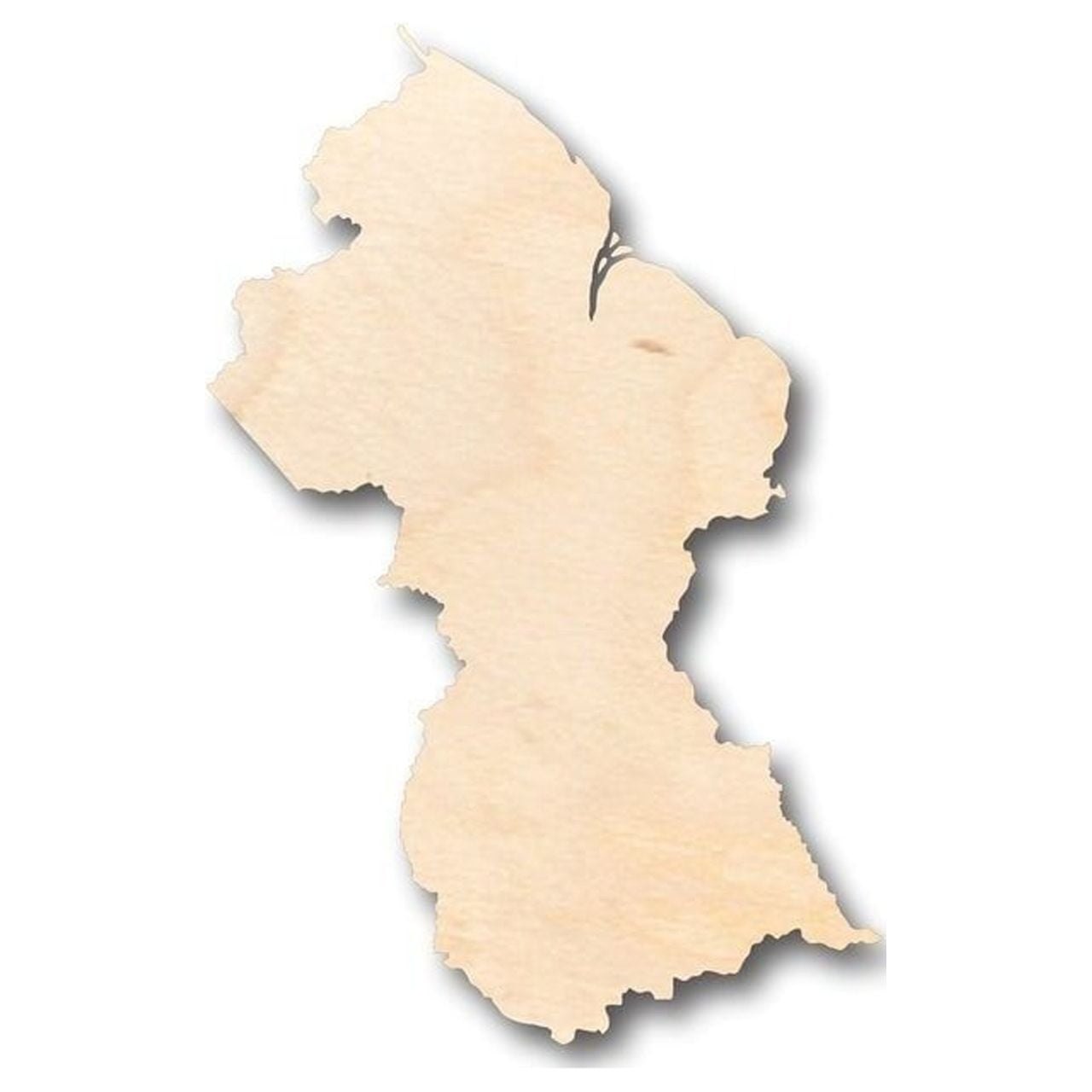Unfinished Wood Guyana Shape - Country - Craft - up to 46" DIY 12" / 3/ ...