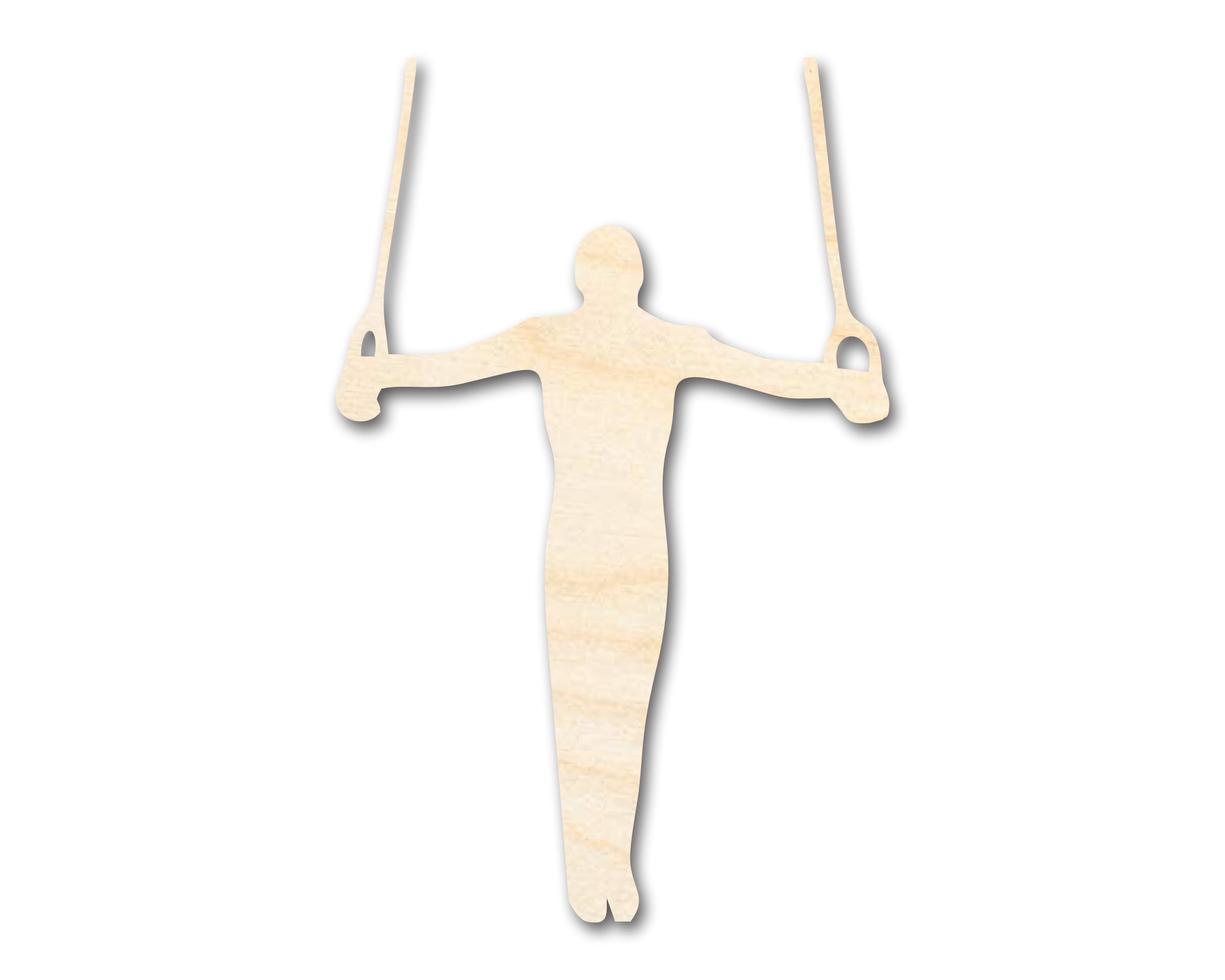 Unfinished Wood Gymnastics Iron Cross Shape | DIY Craft Cutout | up to ...