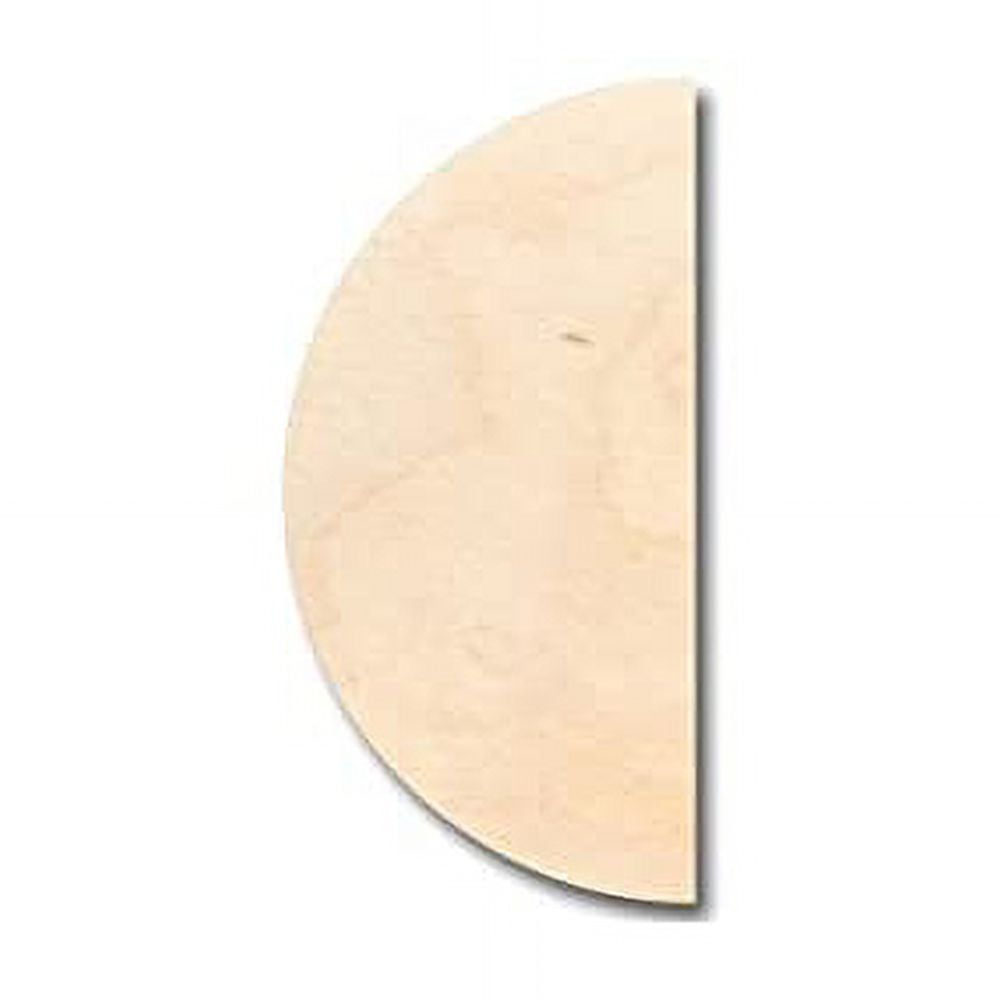 Unfinished Wood Half Semi Circle Shape Craft up to 24" DIY 20" / 1/2" - Walmart.com