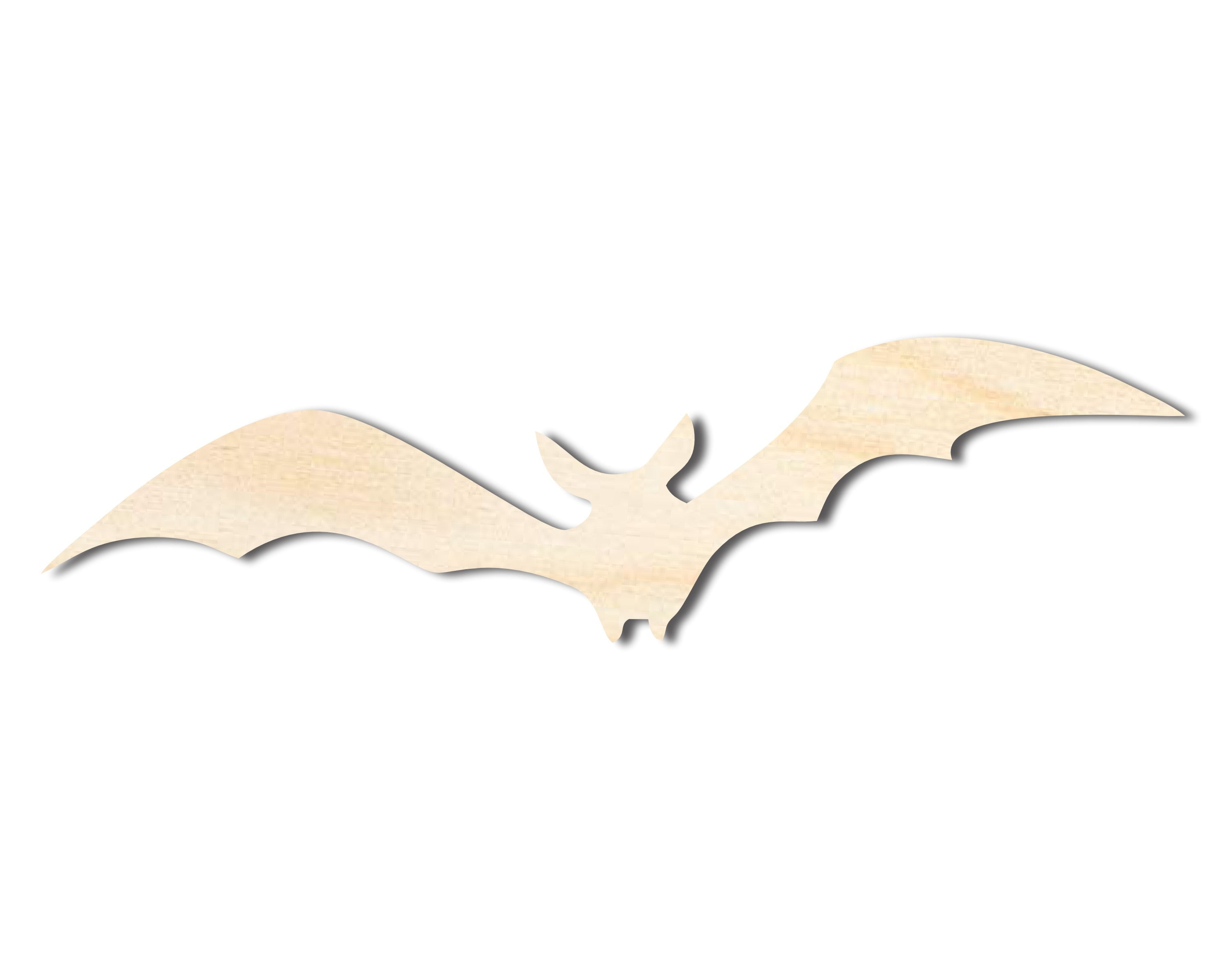Unfinished Wood Halloween Bat Shape - Craft - up to 46" 16" / 1/2 ...