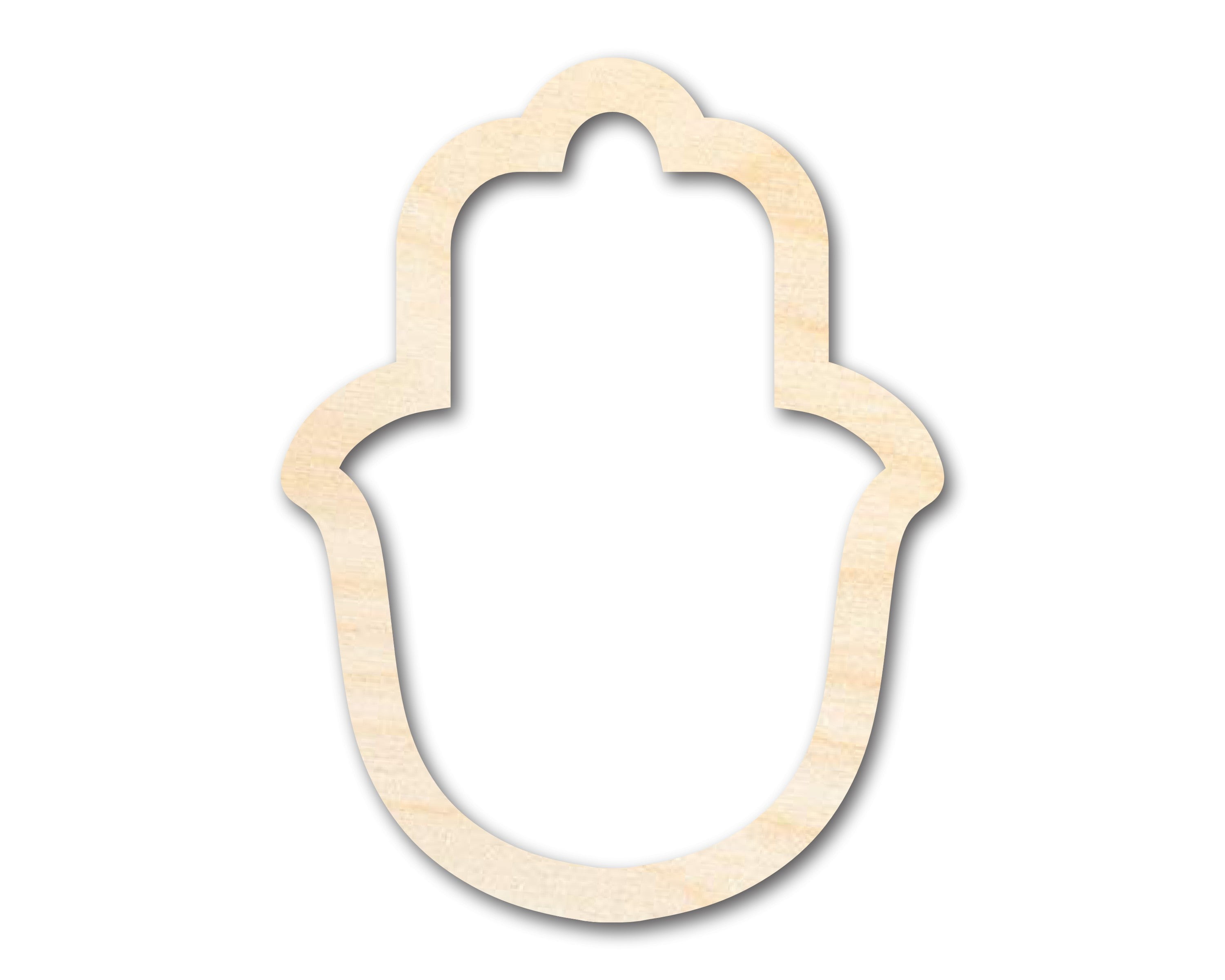 Unfinished Wood Hamsa Outline Shape | DIY Craft Cutout | up to 46" DIY ...
