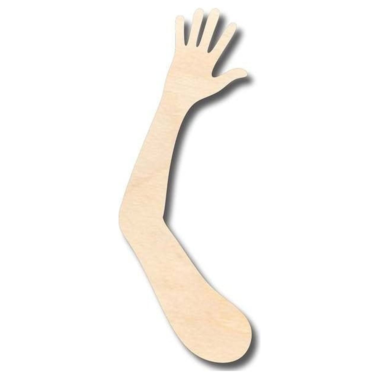 Unfinished Wood Hand and Arm Shape - Craft - up to 24" DIY 46" / 3/4 ...