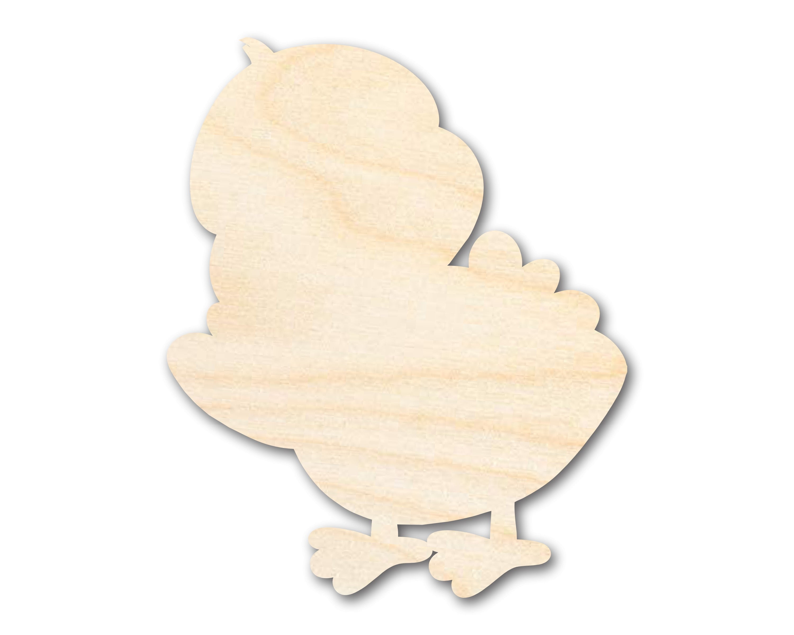 Unfinished Wood Happy Chick Shape | DIY Craft Cutout | up to 46" DIY 46 ...