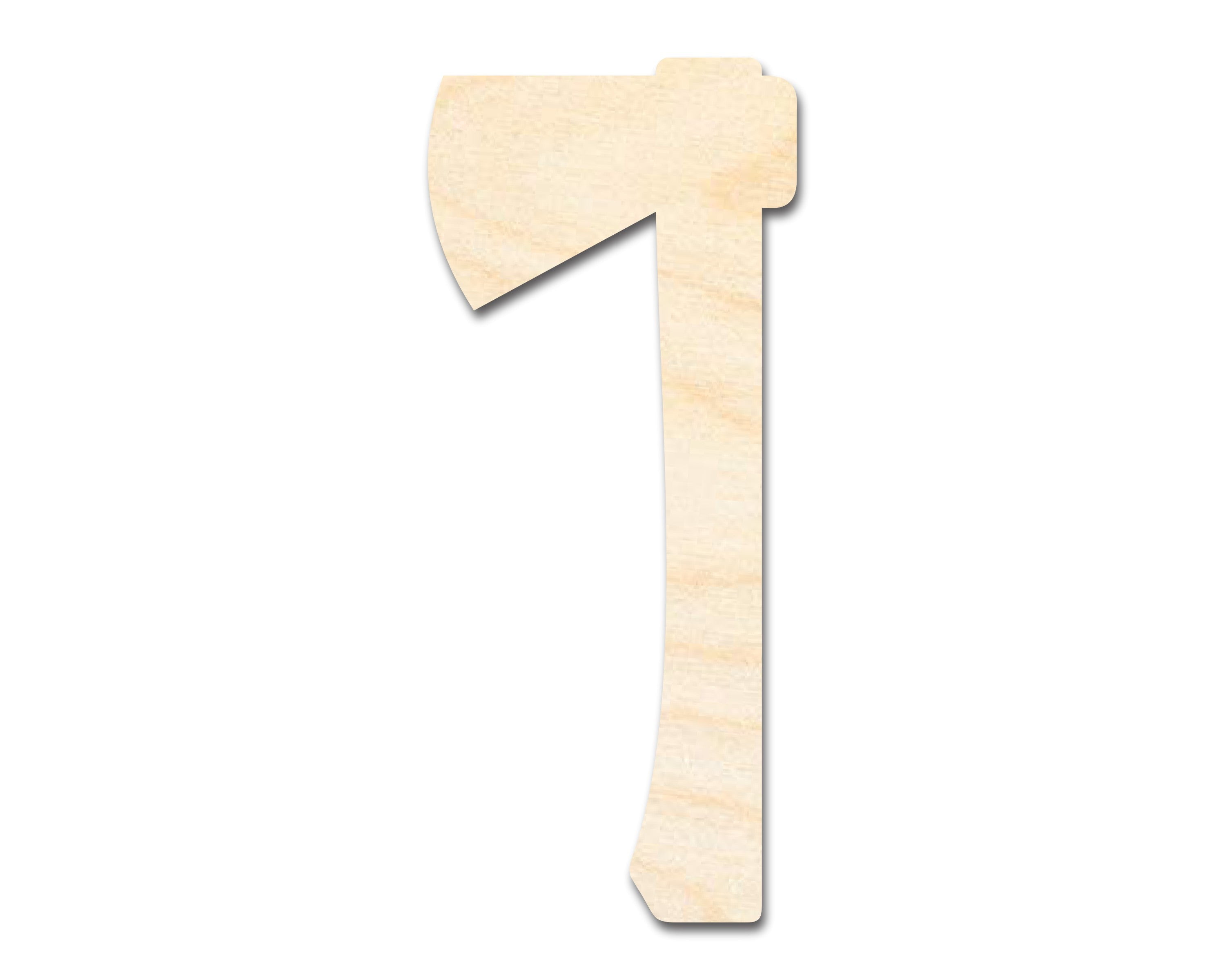 Unfinished Wood Hatchet Axe Shape | DIY Lumberjack Craft | Up to 36" 18 ...