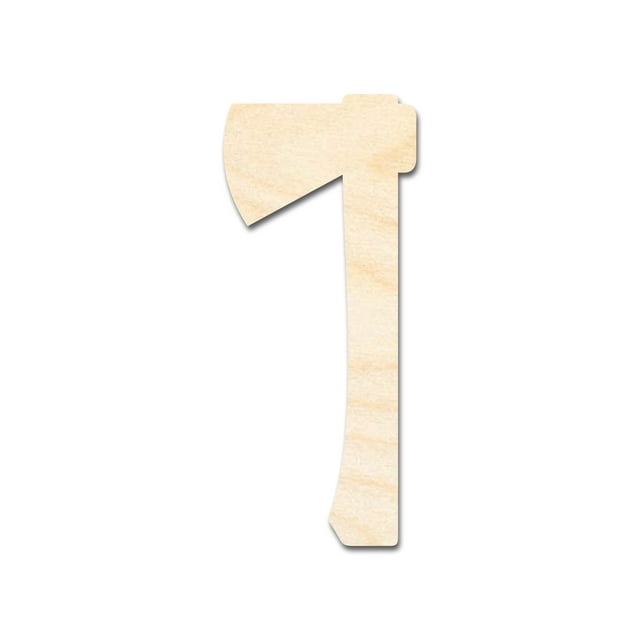 Unfinished Wood Hatchet Axe Shape | DIY Lumberjack Craft | Up to 36" 6 ...