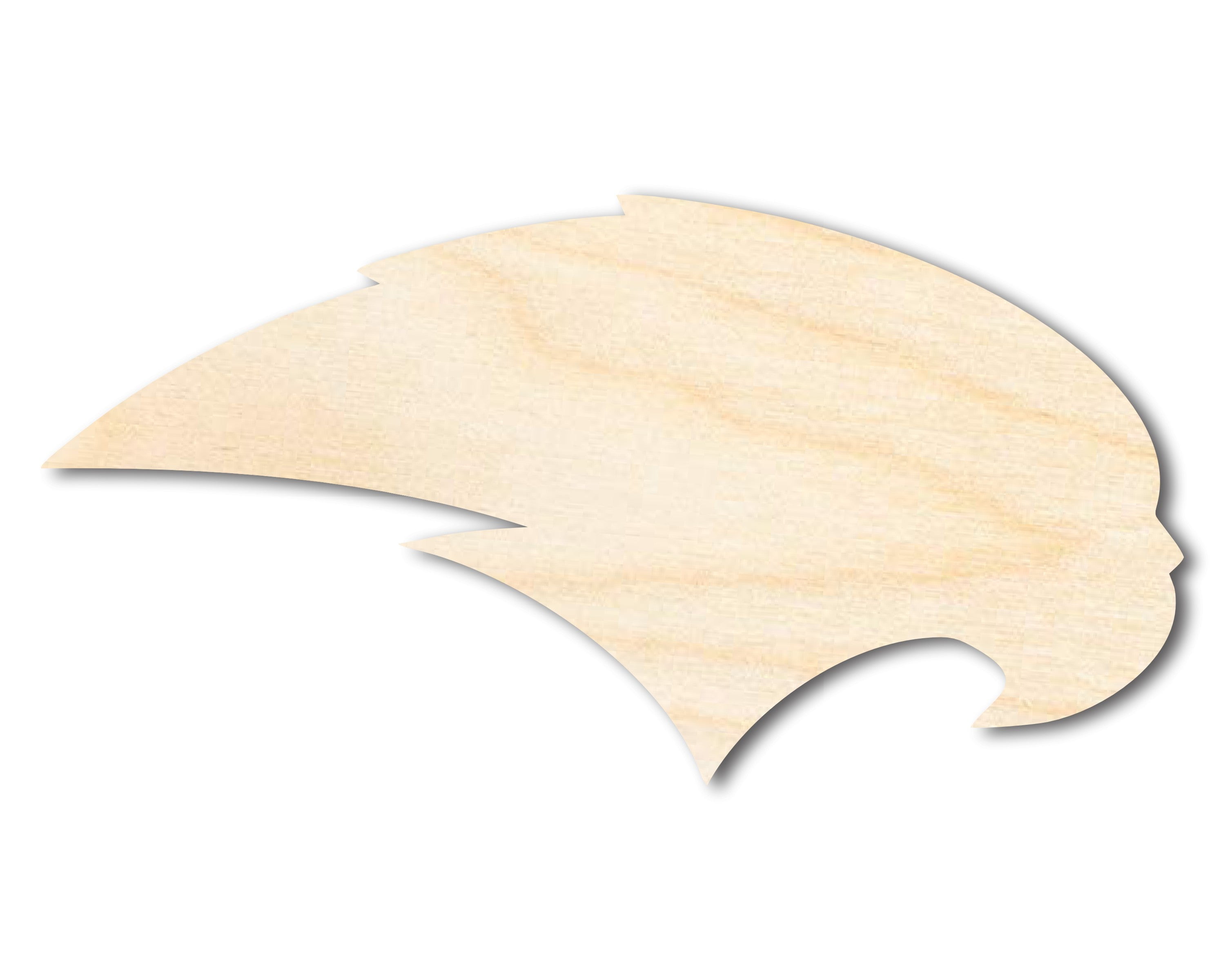 Unfinished Wood Hawk Mascot Shape | DIY Craft Cutout | up to 46" DIY 18 ...