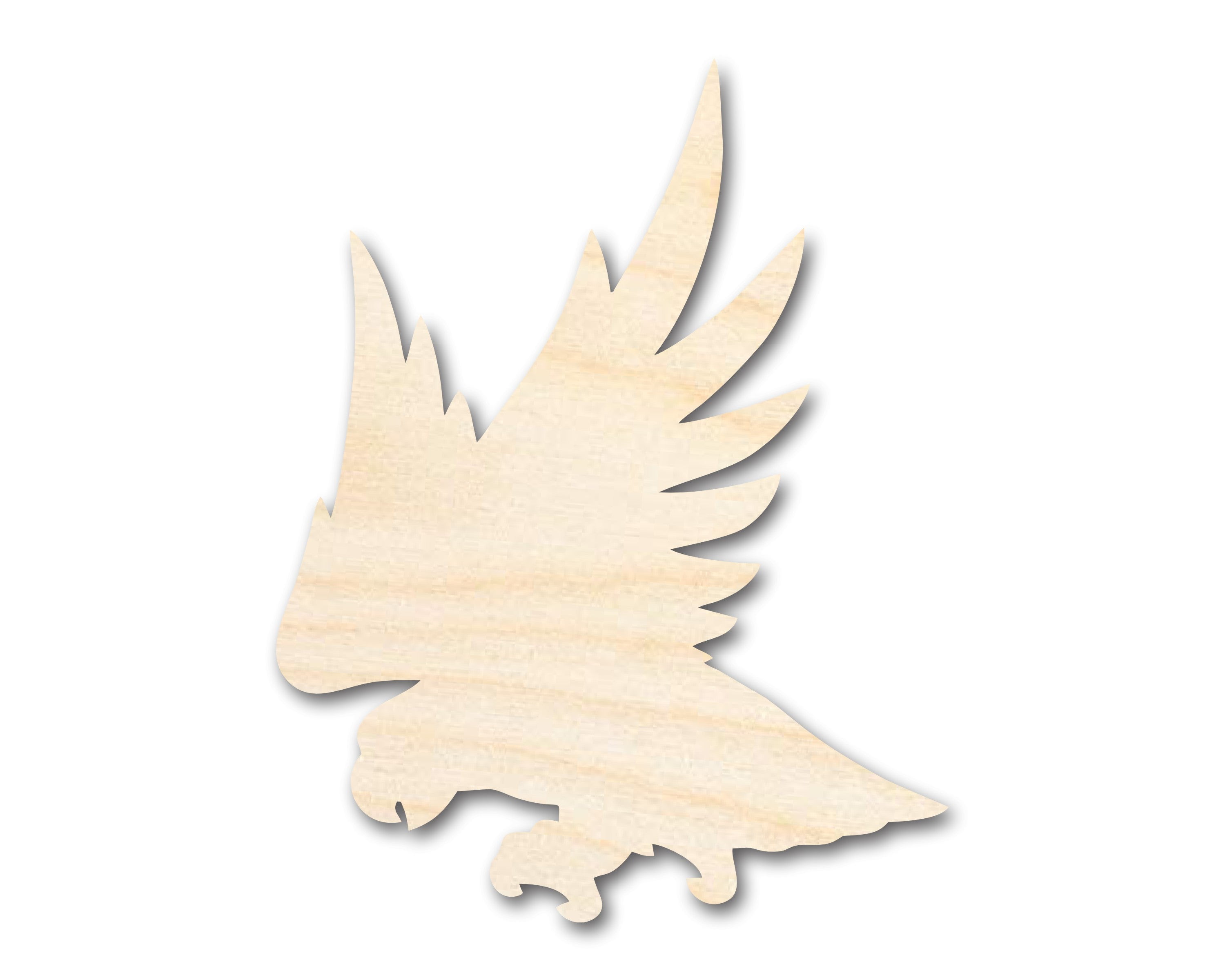 Unfinished Wood Hawk Mascot Shape | DIY Craft Cutout | up to 46" DIY 20 ...