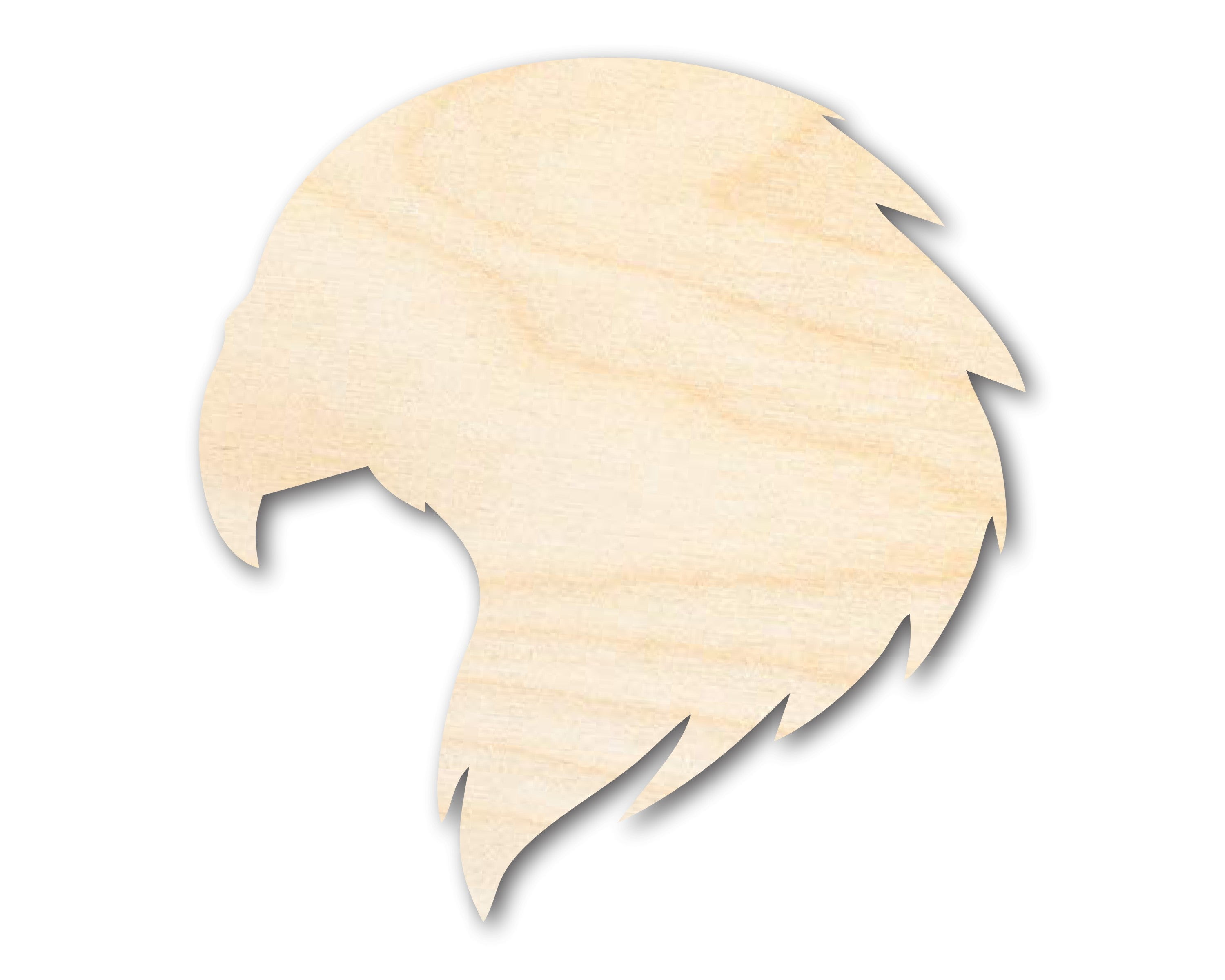 Unfinished Wood Hawk Mascot Shape | DIY Craft Cutout | up to 46" DIY 33 ...