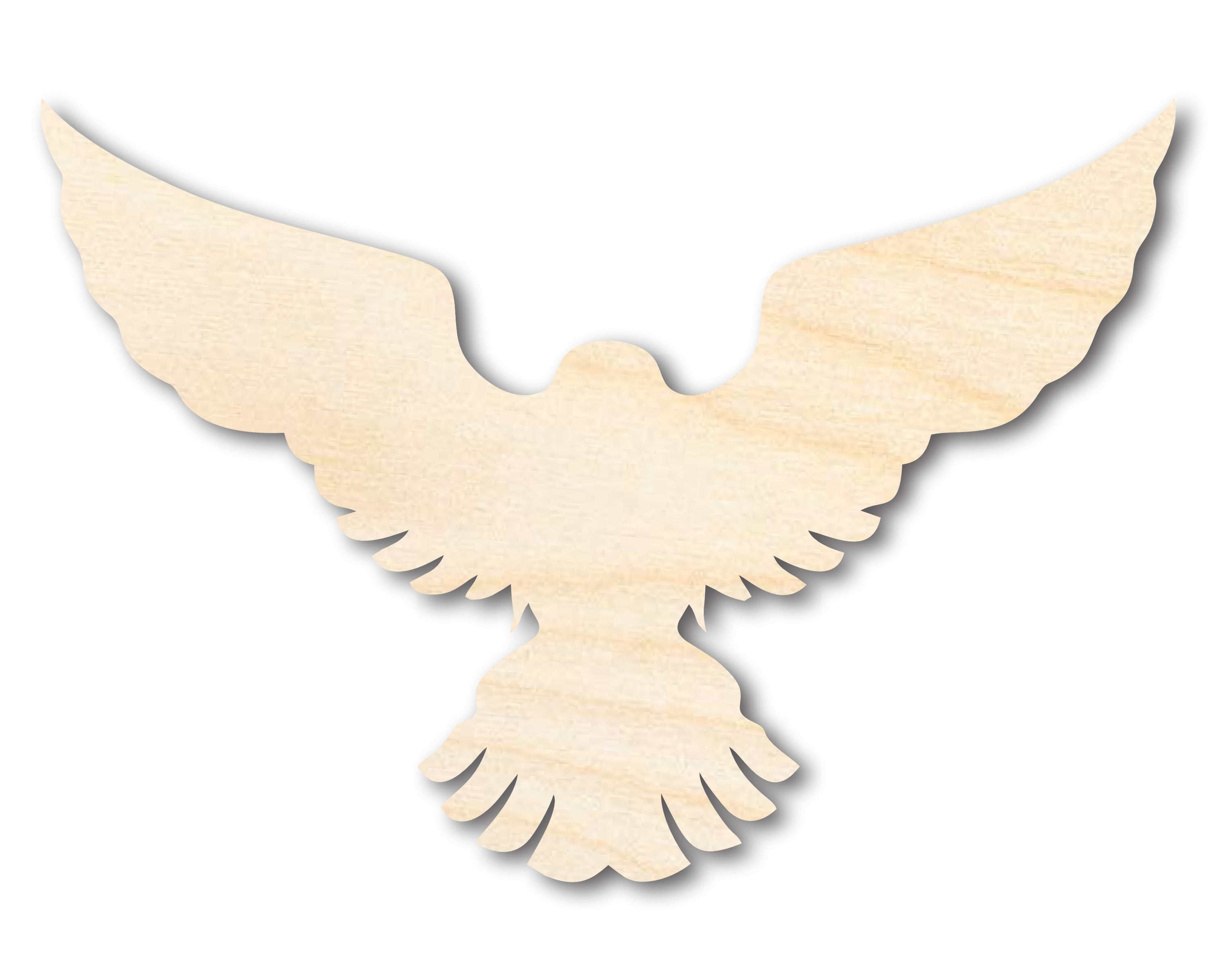 Unfinished Wood Hawk Mascot Shape | DIY Craft Cutout | up to 46" DIY 4" / 1/4" - Walmart.com