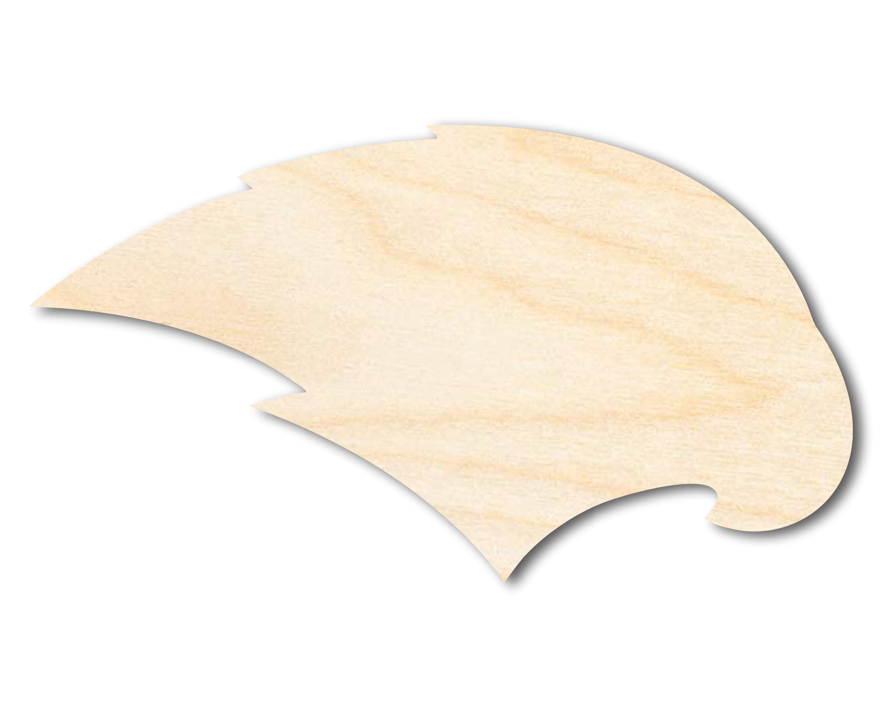 Unfinished Wood Hawk Mascot Shape | DIY Craft Cutout | up to 46" DIY 42 ...