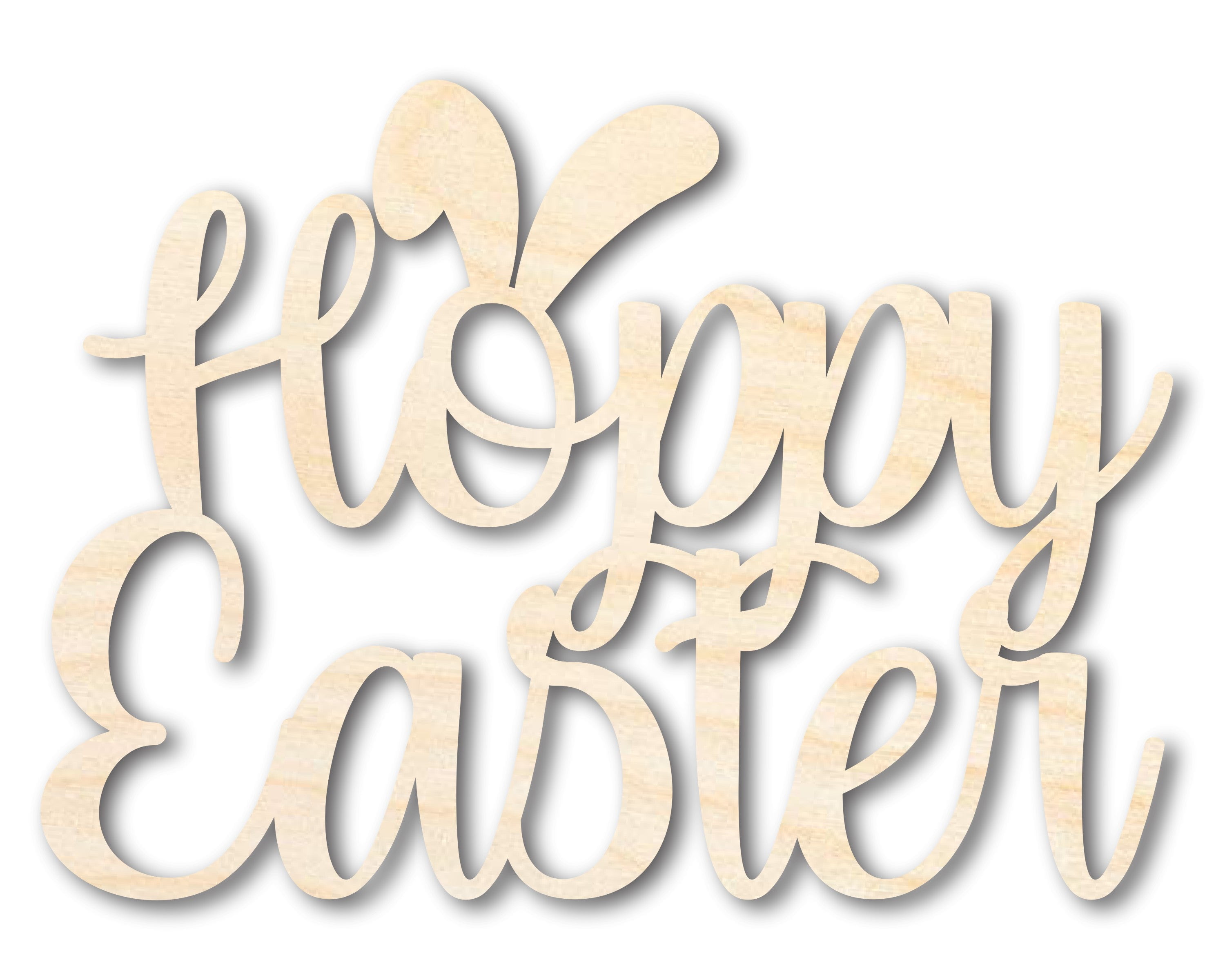 Unfinished Wood Hoppy Easter Shape | DIY Craft Cutout | up to 46" DIY 7 ...
