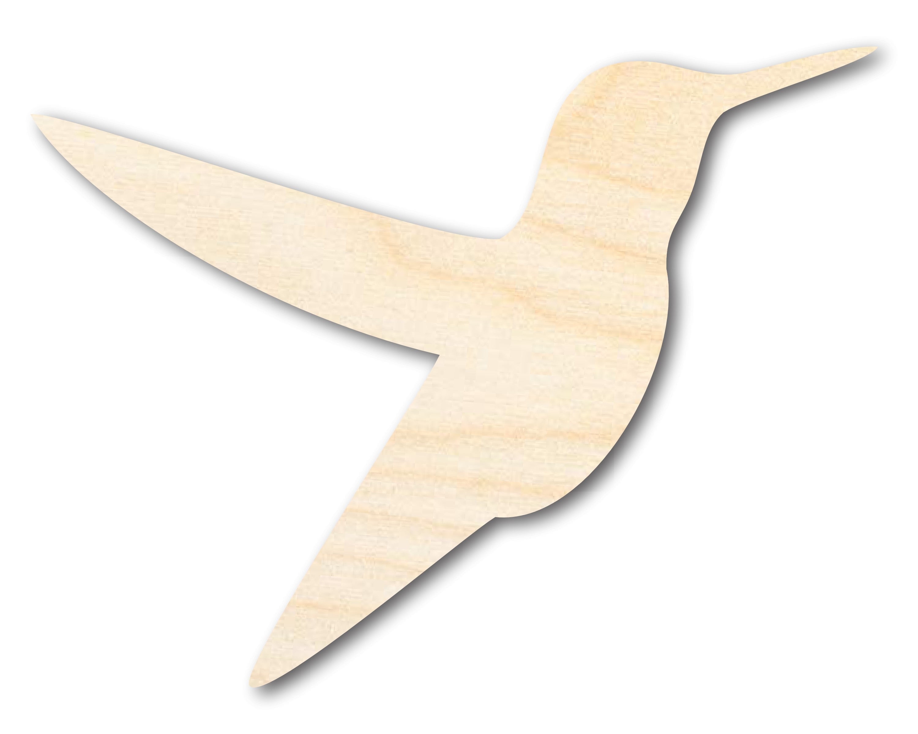 Unfinished Wood Hummingbird Shape - Garden Wildlife Craft - up to 46 ...