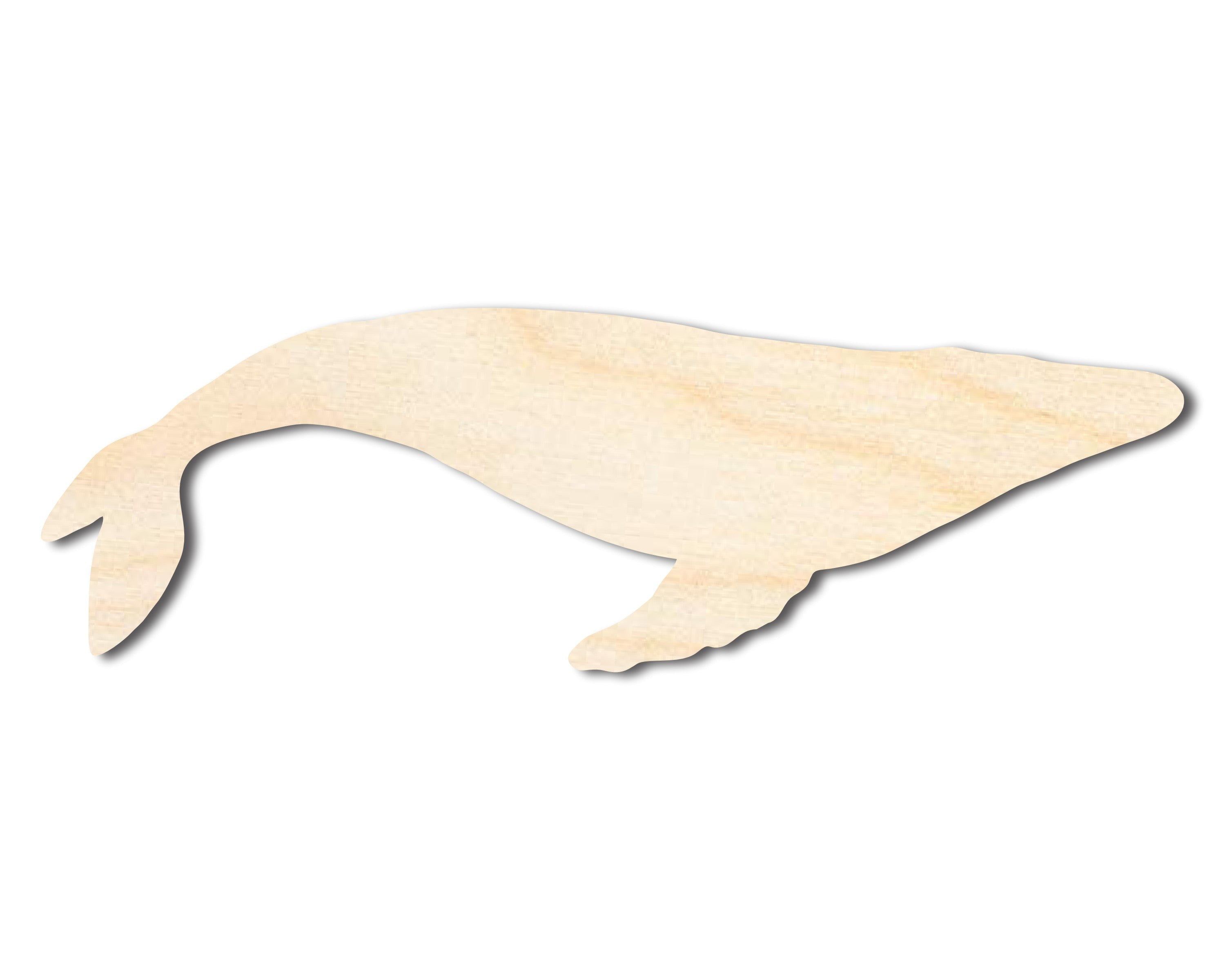 Unfinished Wood Hump Back Whale Shape | DIY Craft Cutout | up to 46 ...