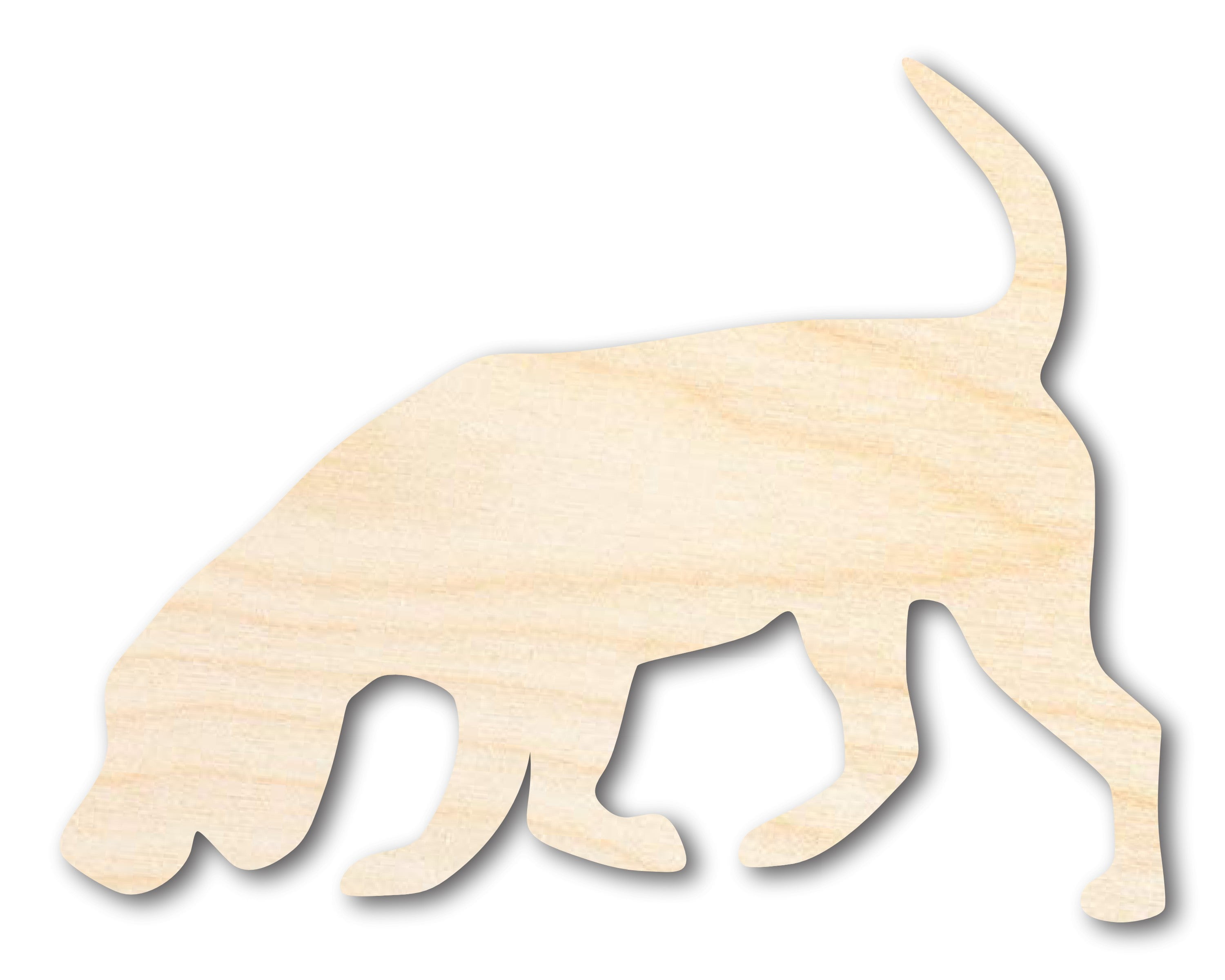 Unfinished Wood Hunting Dog Silhouette | DIY Dog Craft Cutout | up to ...