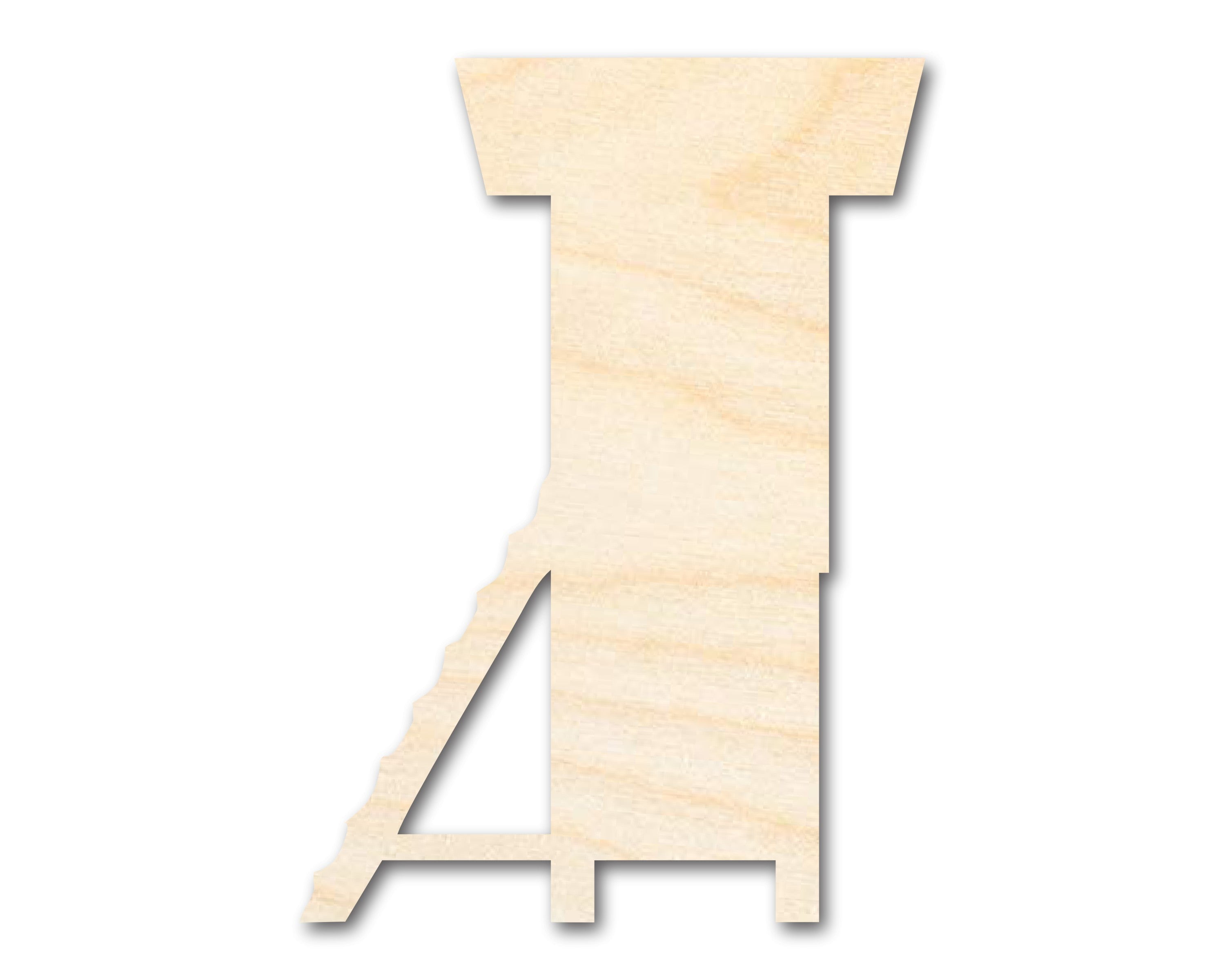 Unfinished Wood Hunting Tree Stand Shape | DIY Craft Cutout | up to 46 ...