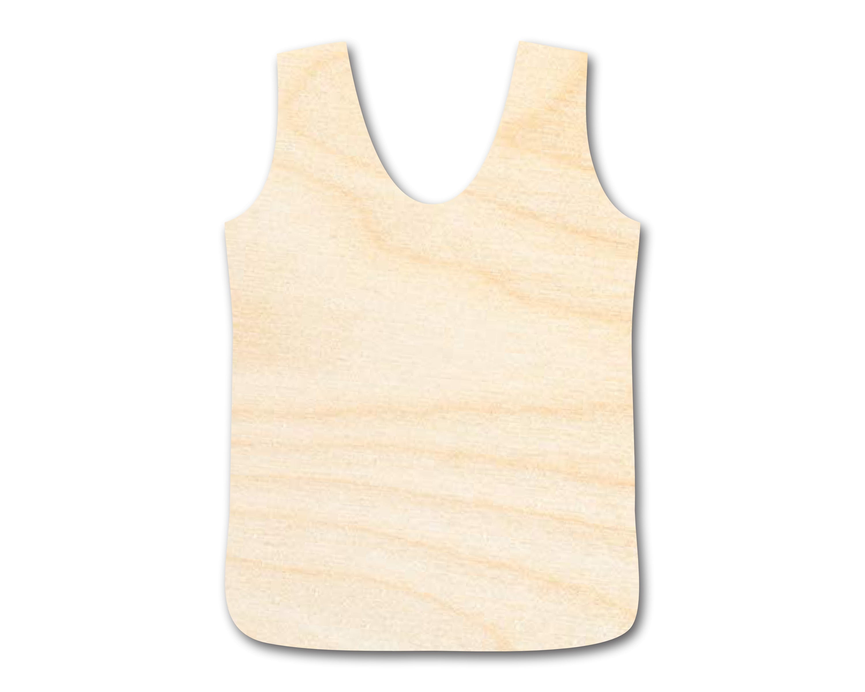 Unfinished Wood Hunting Vest Shape | DIY Craft Cutout 7" / 1/8 ...
