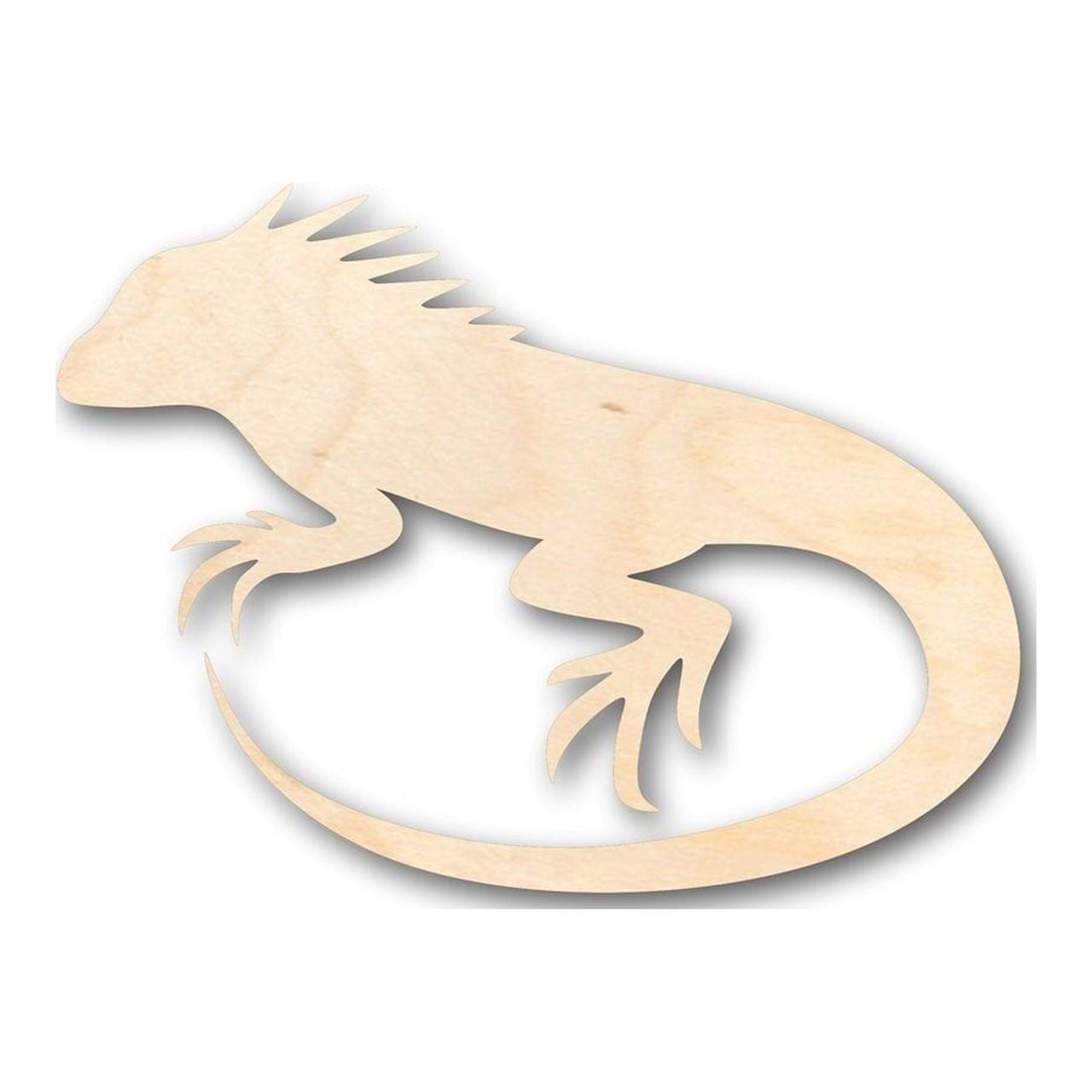 Unfinished Wood Iguana Shape - Reptile - Animal - Craft - up to 46" DIY ...