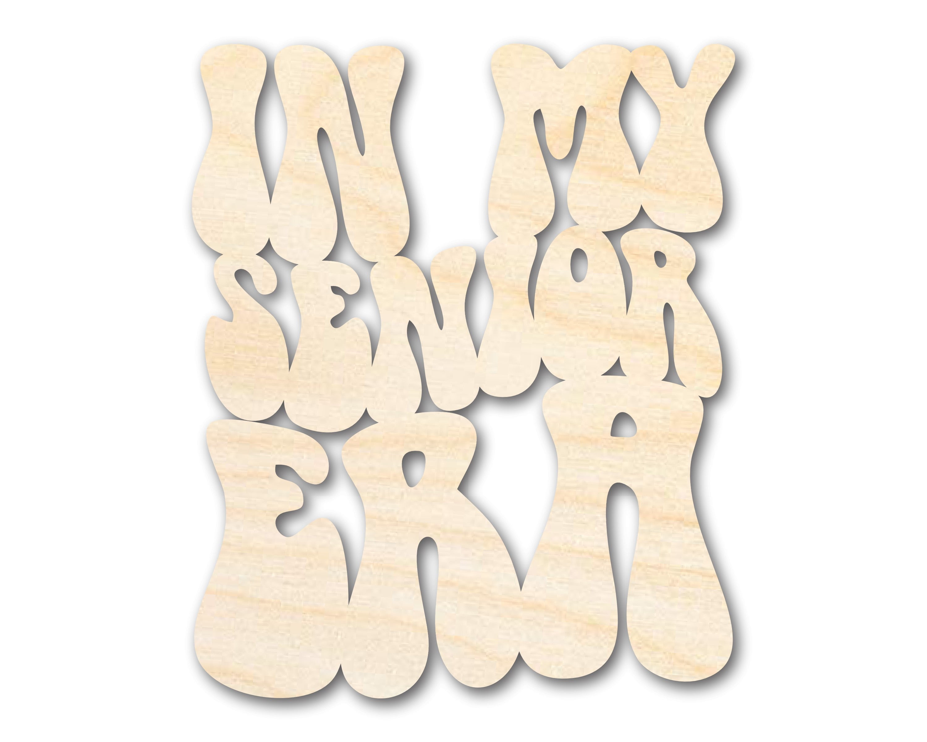 Unfinished Wood In My Senior Era Cutout | DIY Craft Shape | up to 46 ...