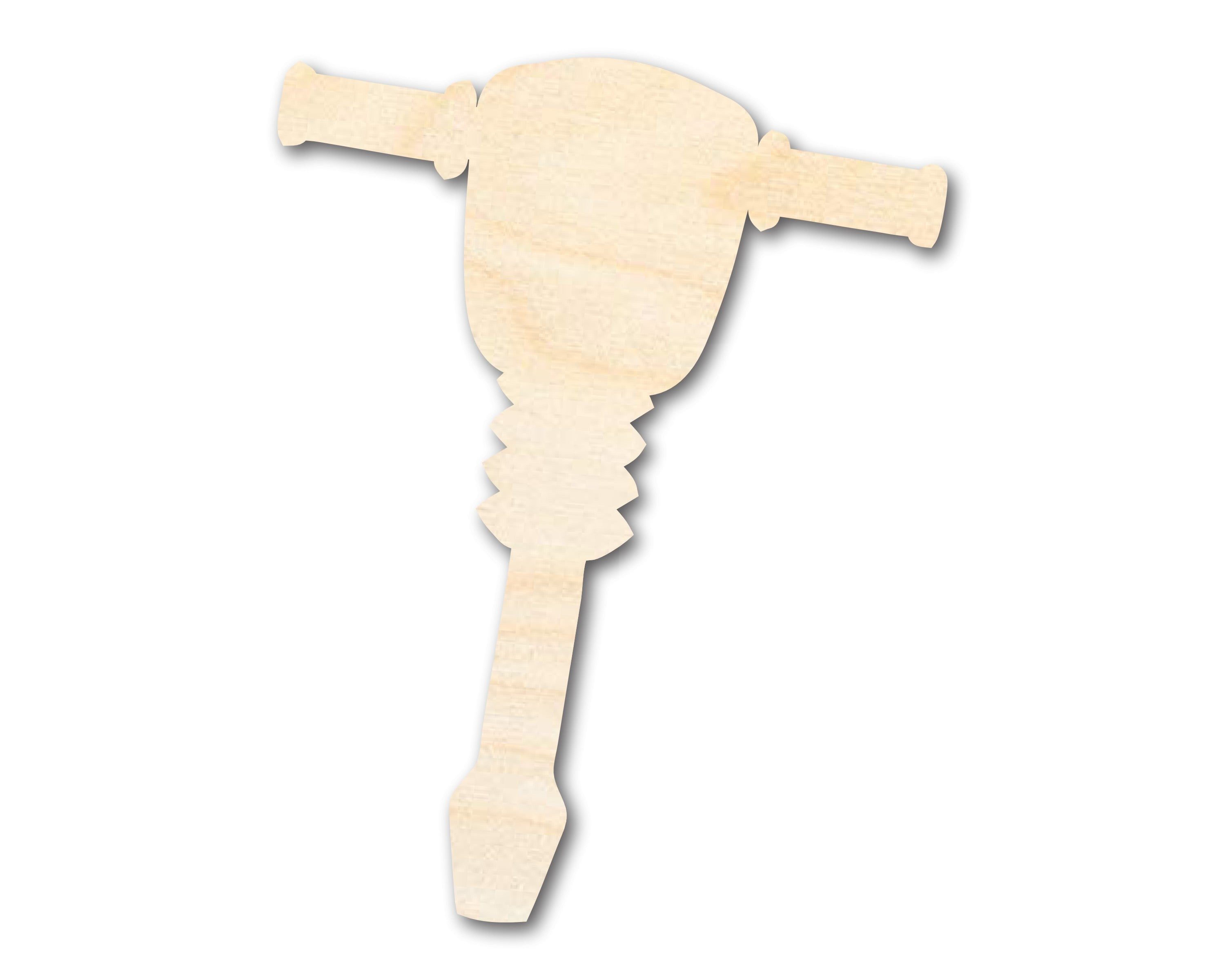 Unfinished Wood Jack Hammer Shape 20" / 3/4" - Walmart.com