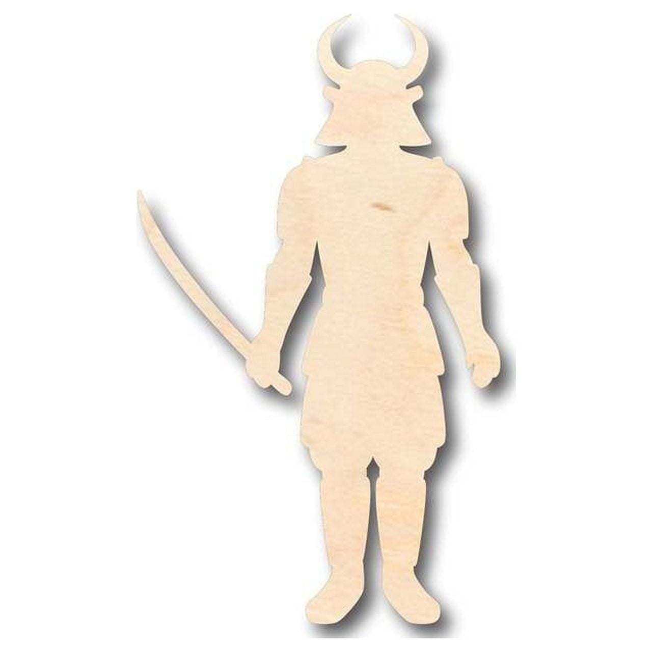 Unfinished Wood Japanese Samurai Shape - Warrior - Craft - up to 46 ...