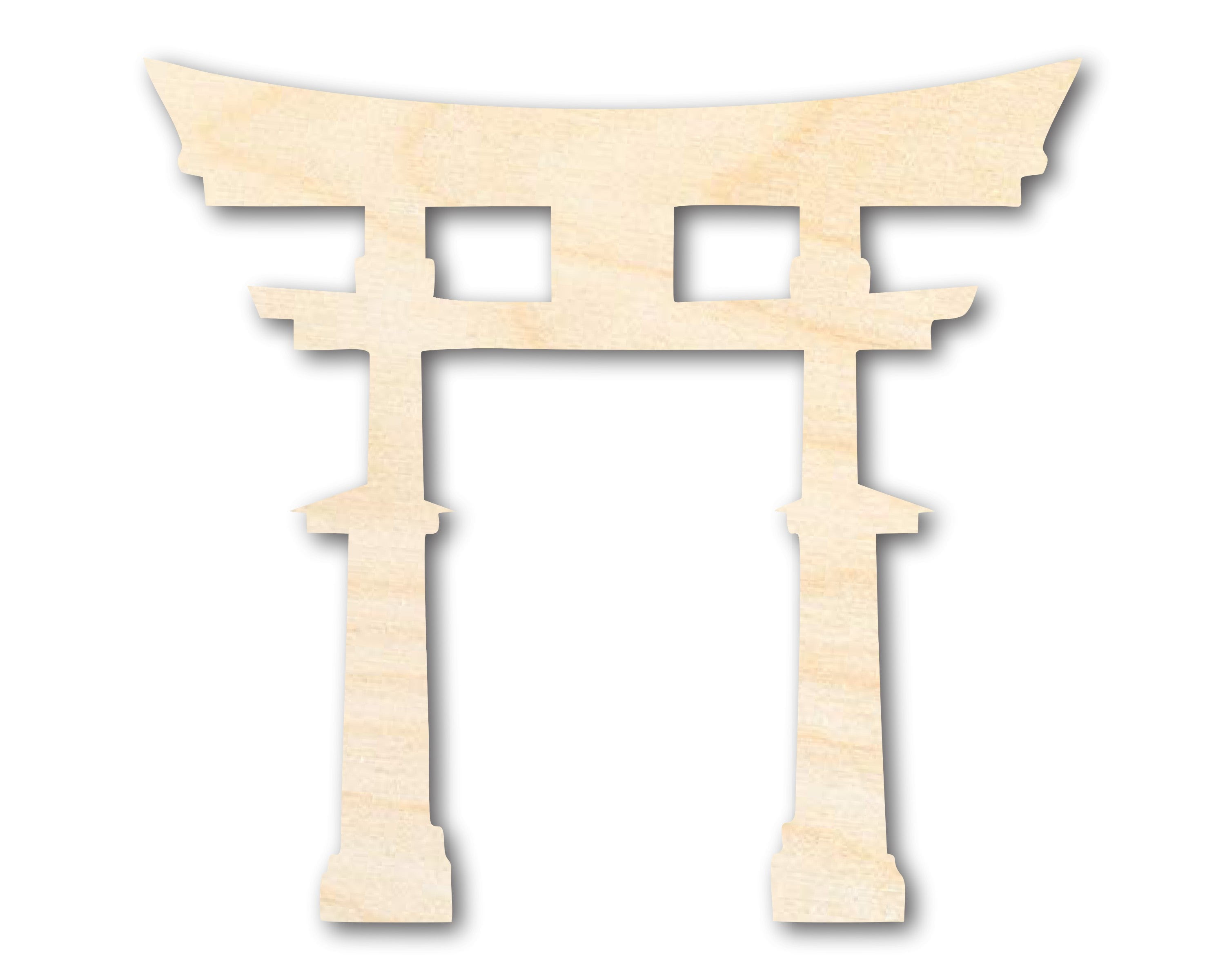 Unfinished Wood Japanese Torri Shape | Craft Cutout | up to 46" DIY 16 ...