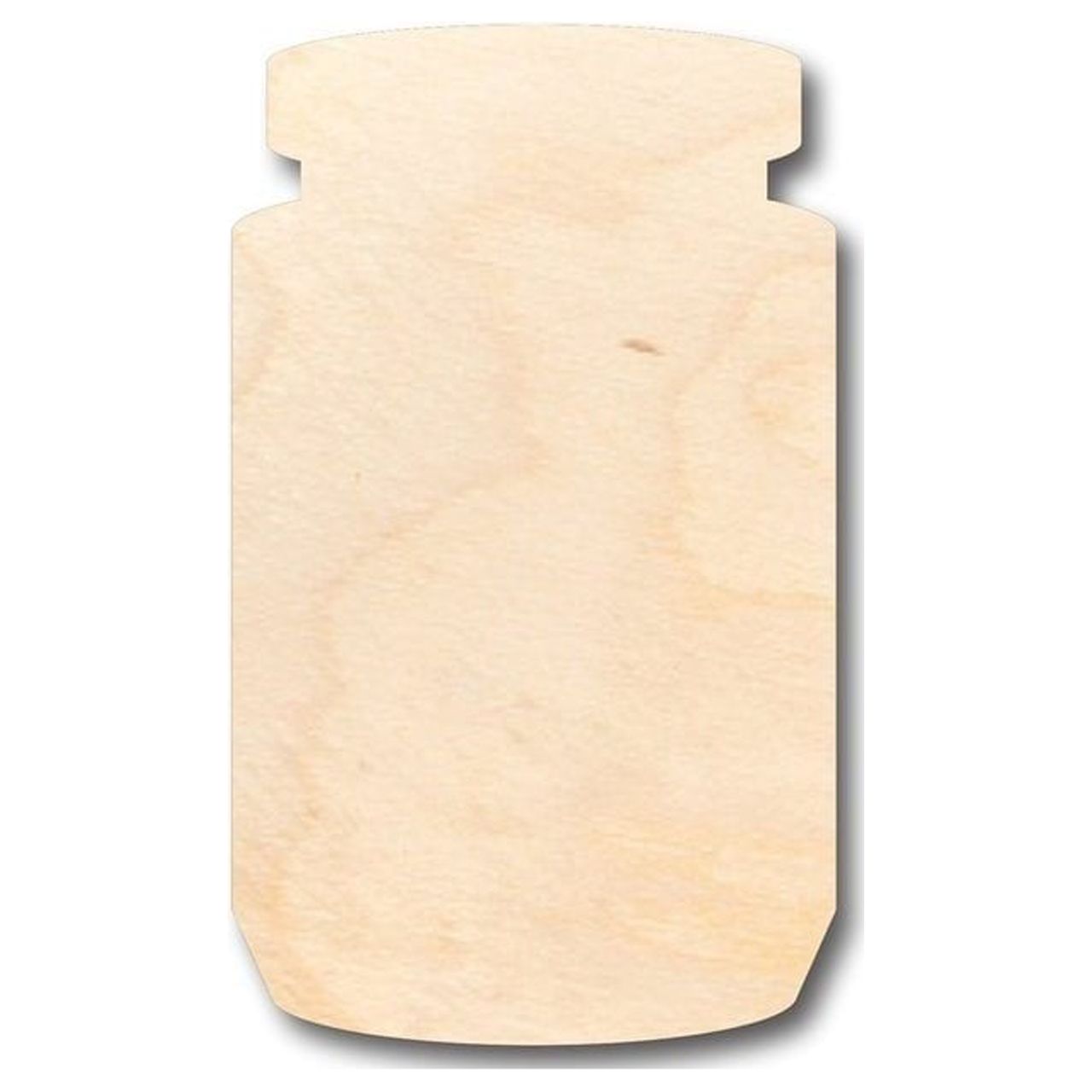 Unfinished Wood Jar Shape - Kitchen - Craft - up to 46" DIY 16" / 3/4 ...