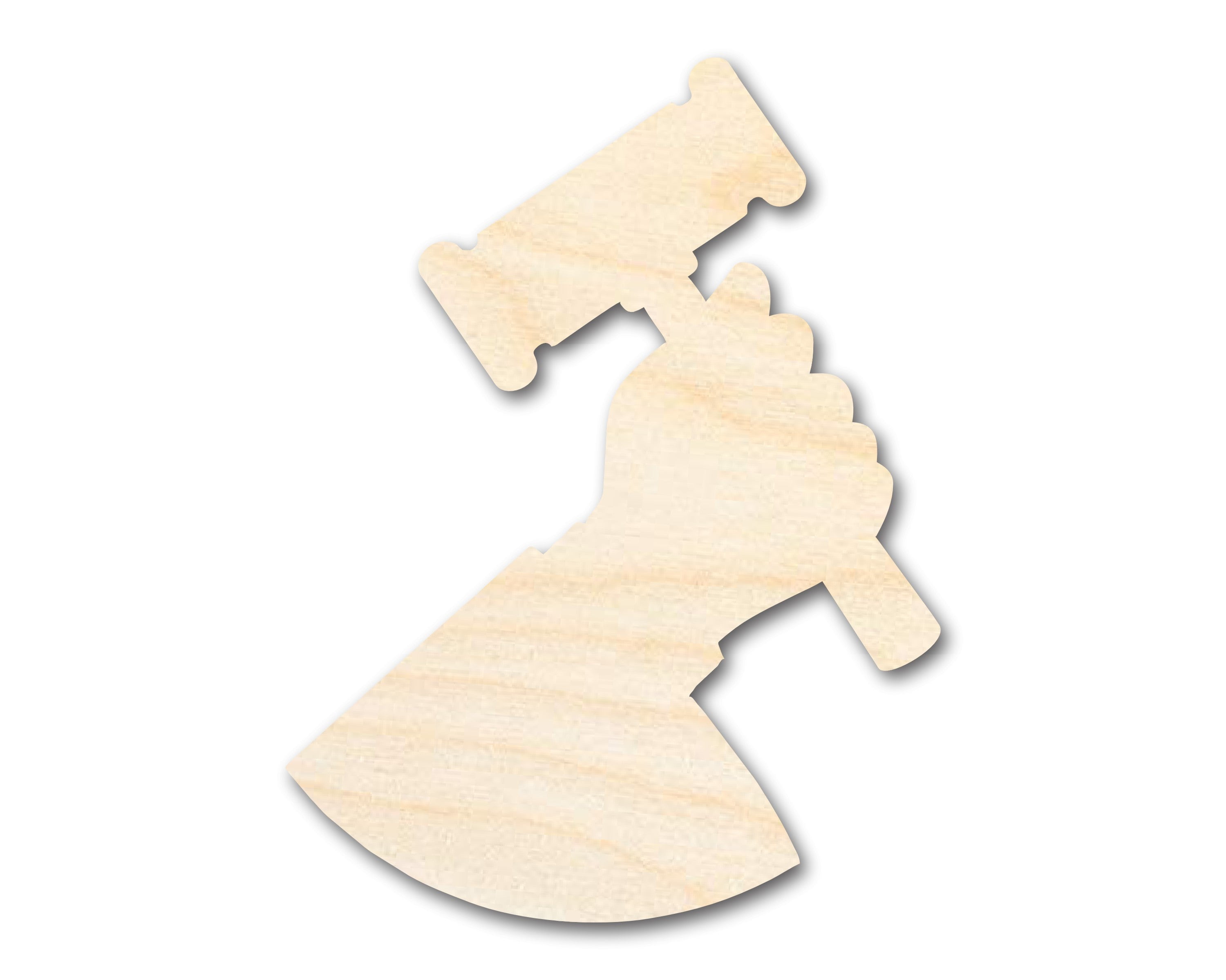 Unfinished Wood Judge Shape | DIY Craft Cutout 8" / 1/4" - Walmart.com