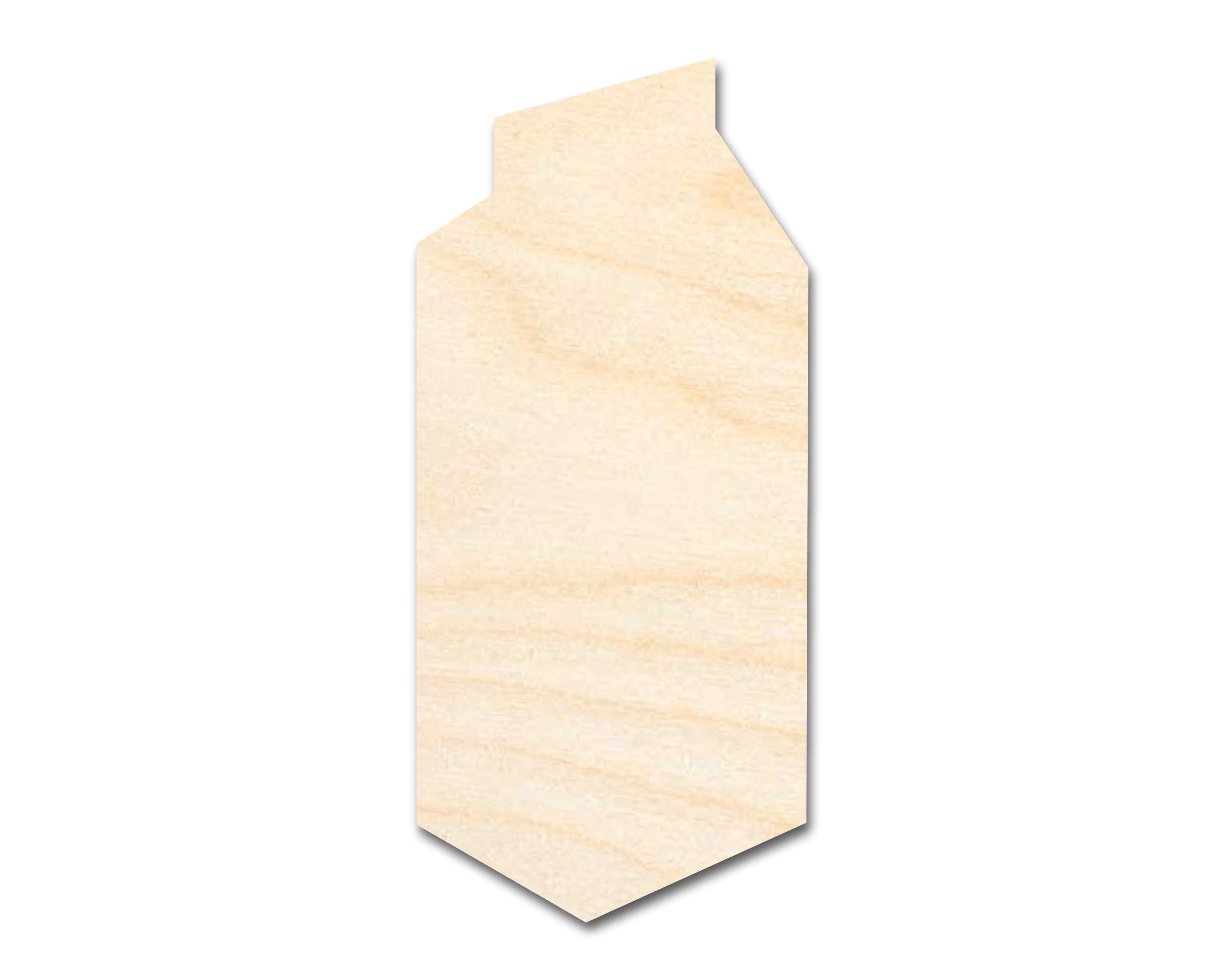 Unfinished Wood Juice Carton Shape | DIY Craft Cutout | up to 46" DIY 7 ...