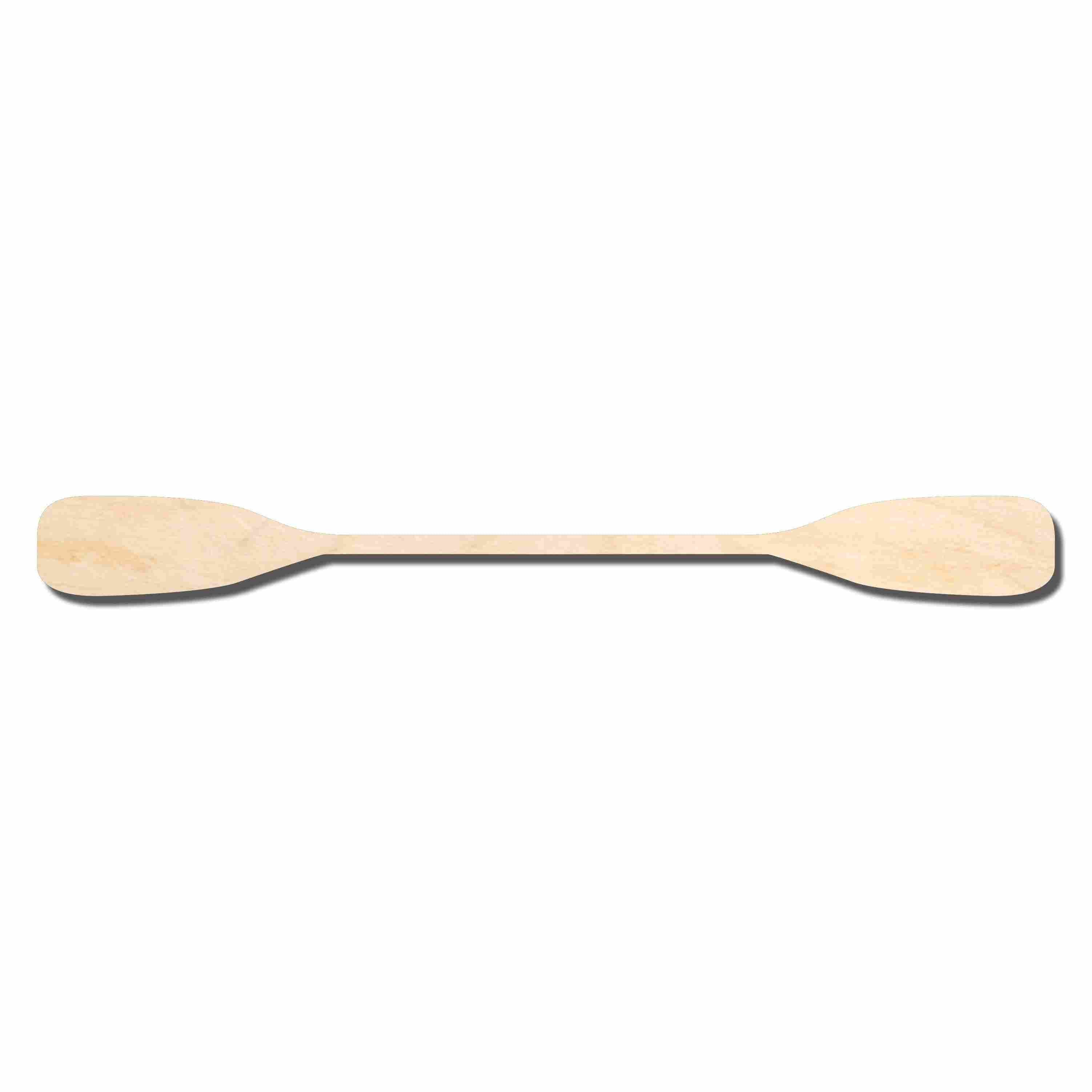 Unfinished Wood Kayak Oars Silhouette - Craft- up to 46" DIY 18" / 1/2 ...